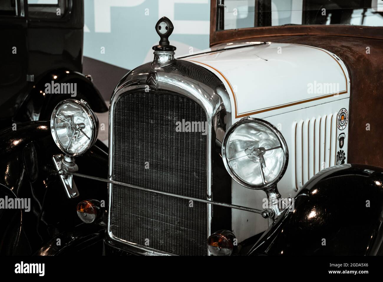 4 June 2019, Moscow, Russia: side view of french car Citroen B14 1928 ...