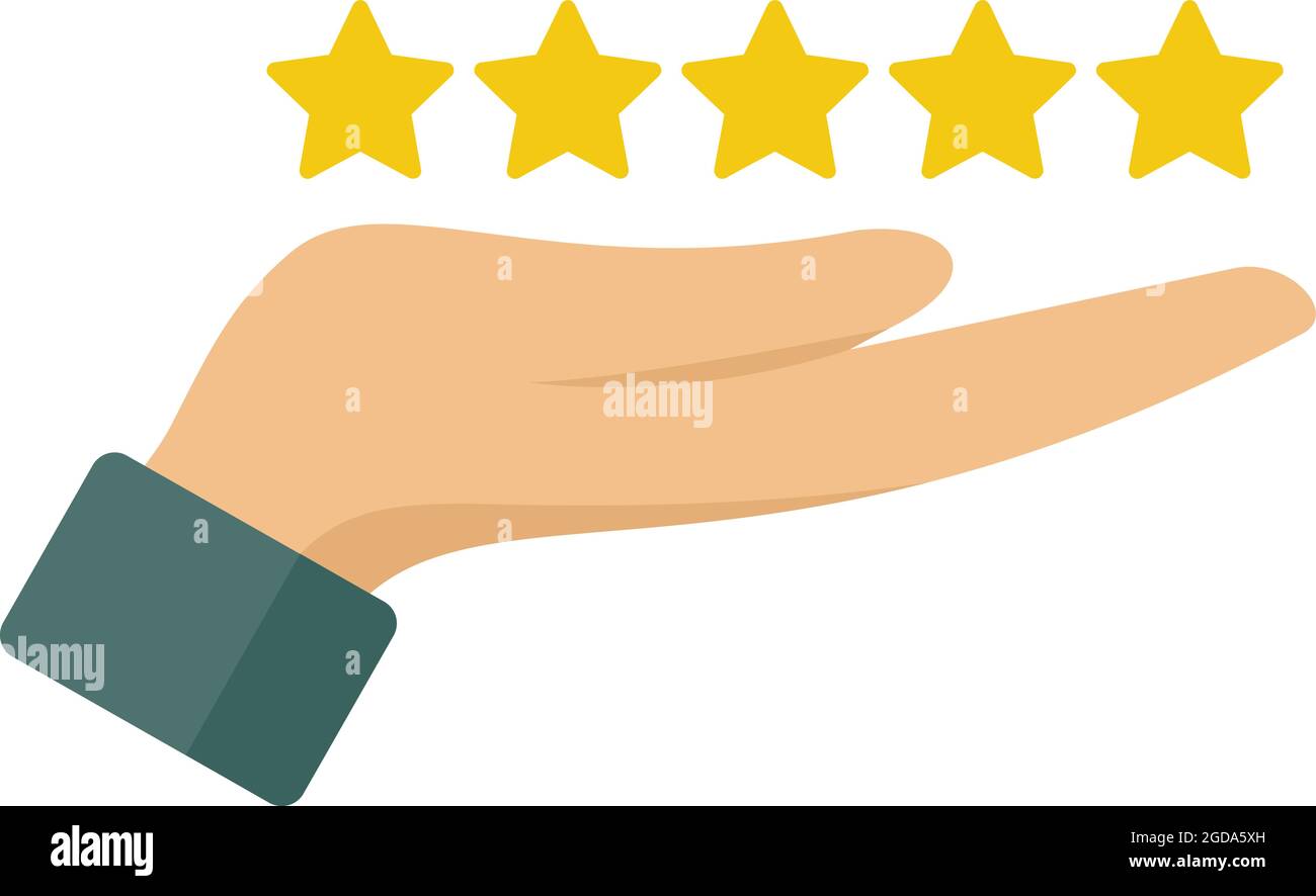 Communication reputation icon. Flat illustration of communication ...