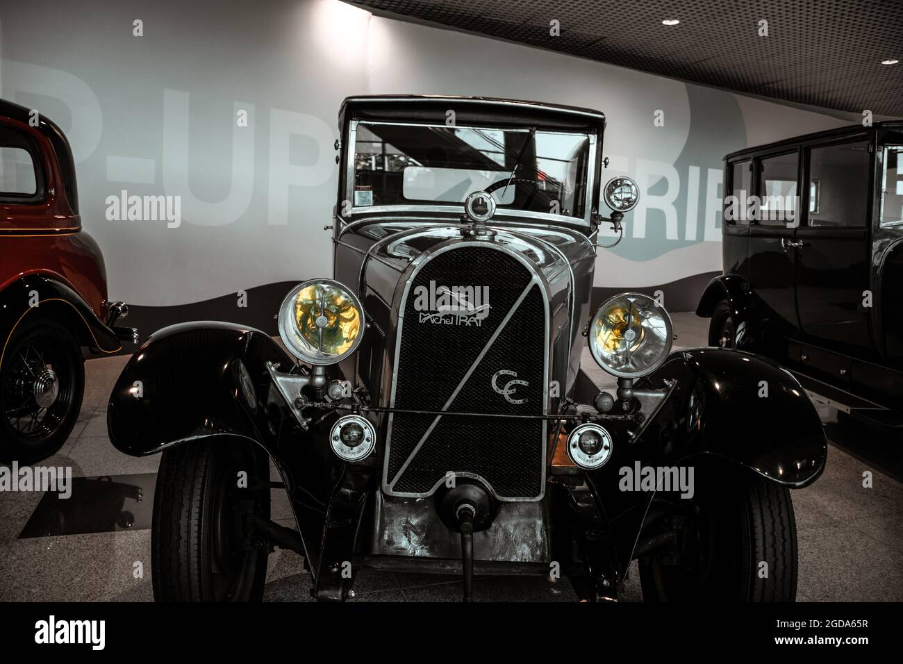 4 June 2019, Moscow, Russia: front view of french car Michel Irat CB1 ...