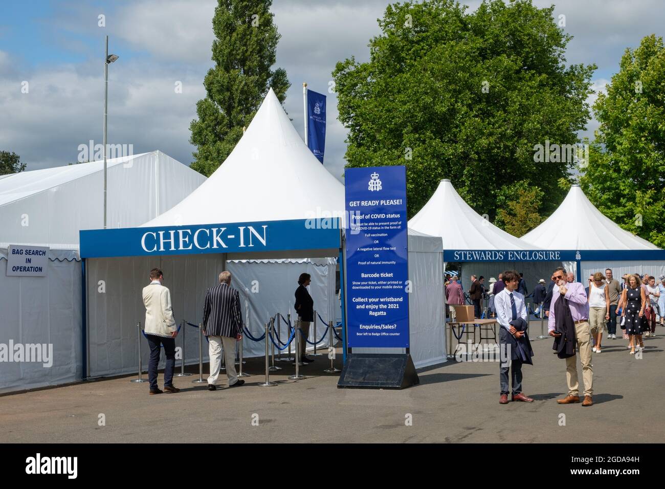 Special signs at the 2021 Henley Royal Regatta list requirements for ...