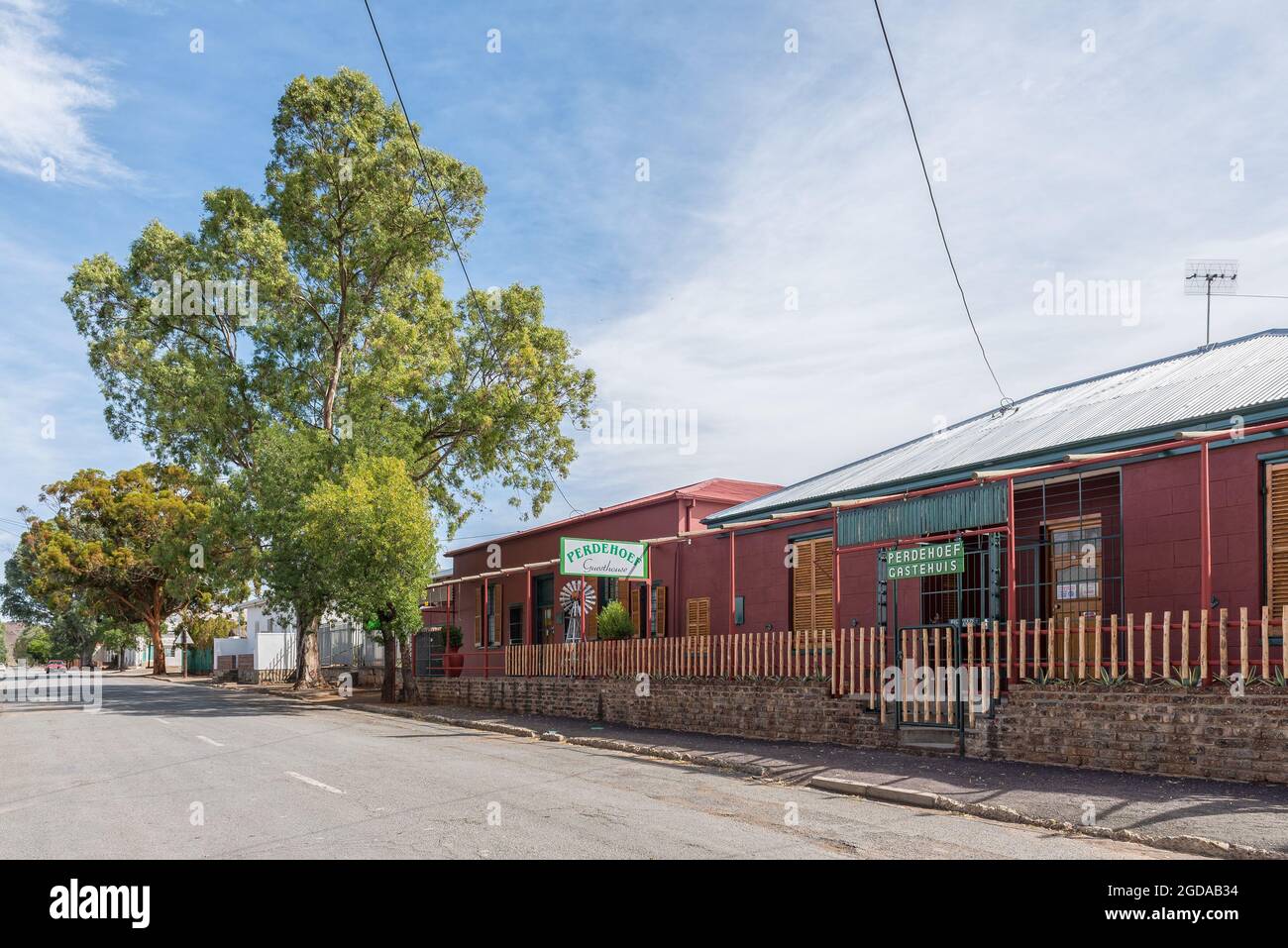 RICHMOND, SOUTH AFRICA - APRIL 2, 2021: A street scene, with the ...