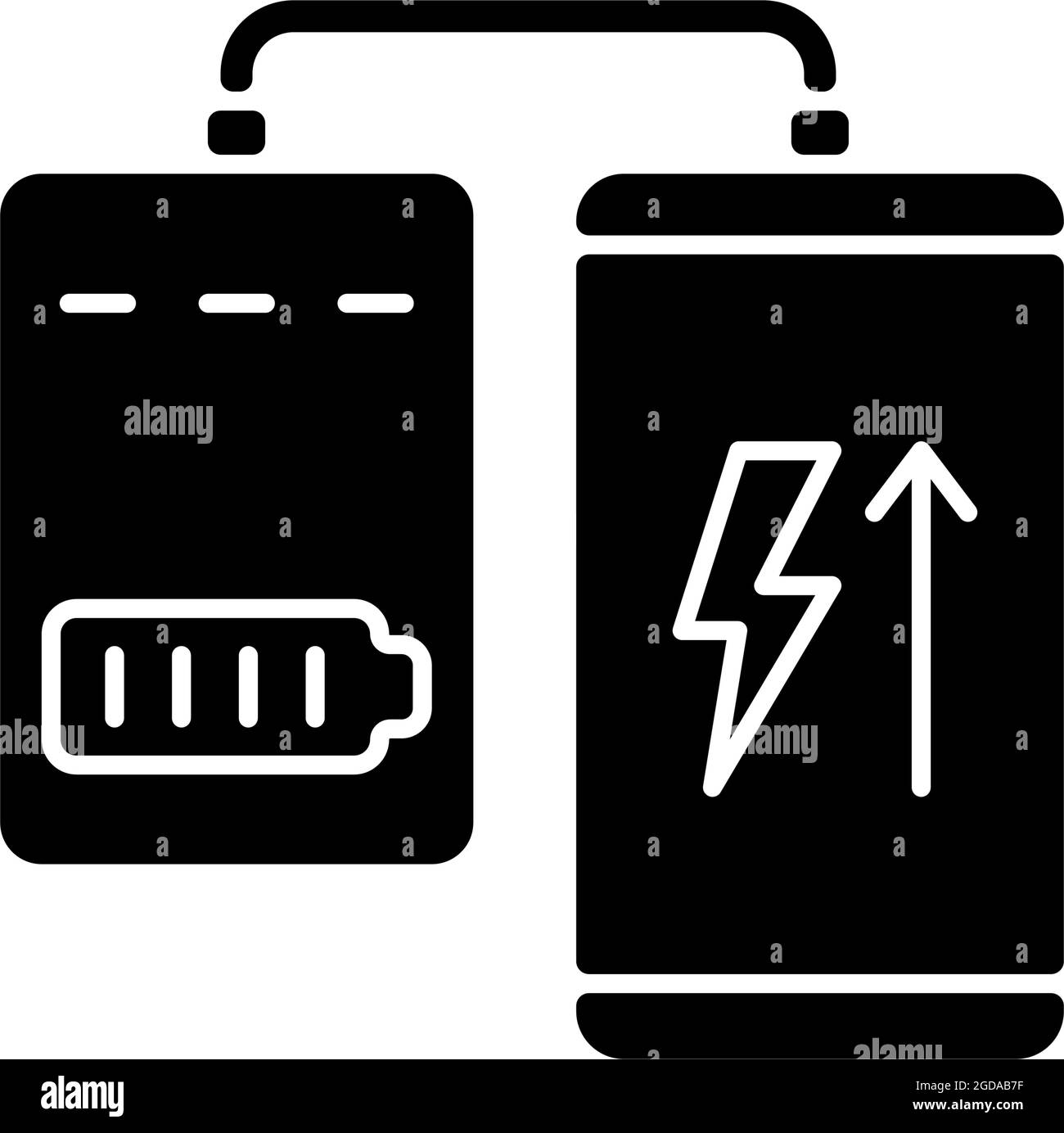 Connect powerbank smartphone Cut Out Stock Images & Pictures - Alamy