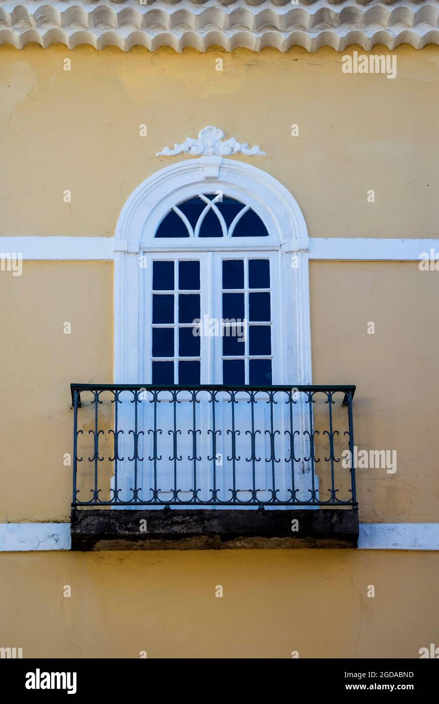 Old window details in color. Pelourinho, Salvador, Bahia, Brazil Stock ...