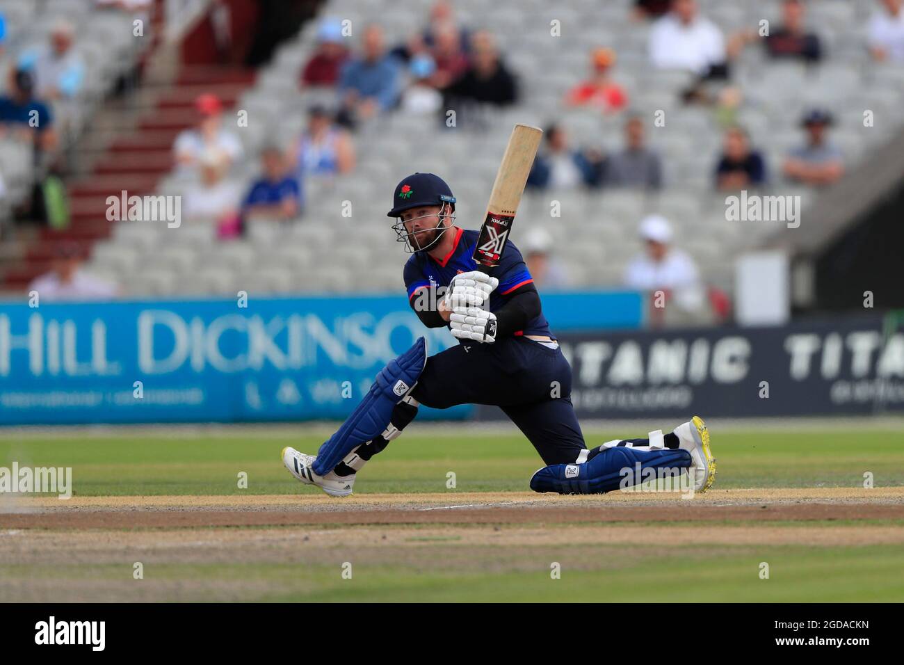 Steven Croft batting for Lancashire Stock Photo - Alamy