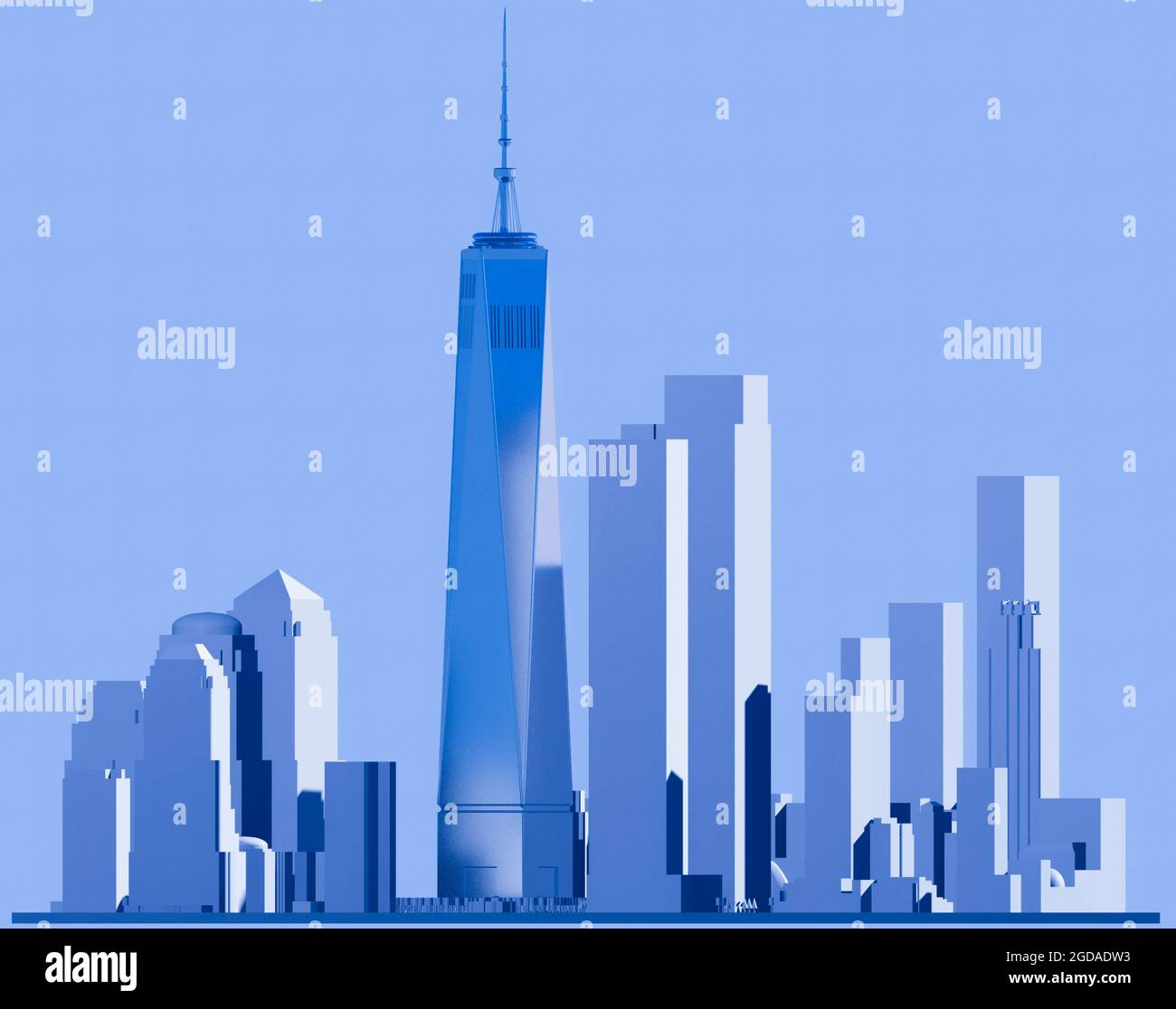 One World Trade Center Compared To Twin Towers