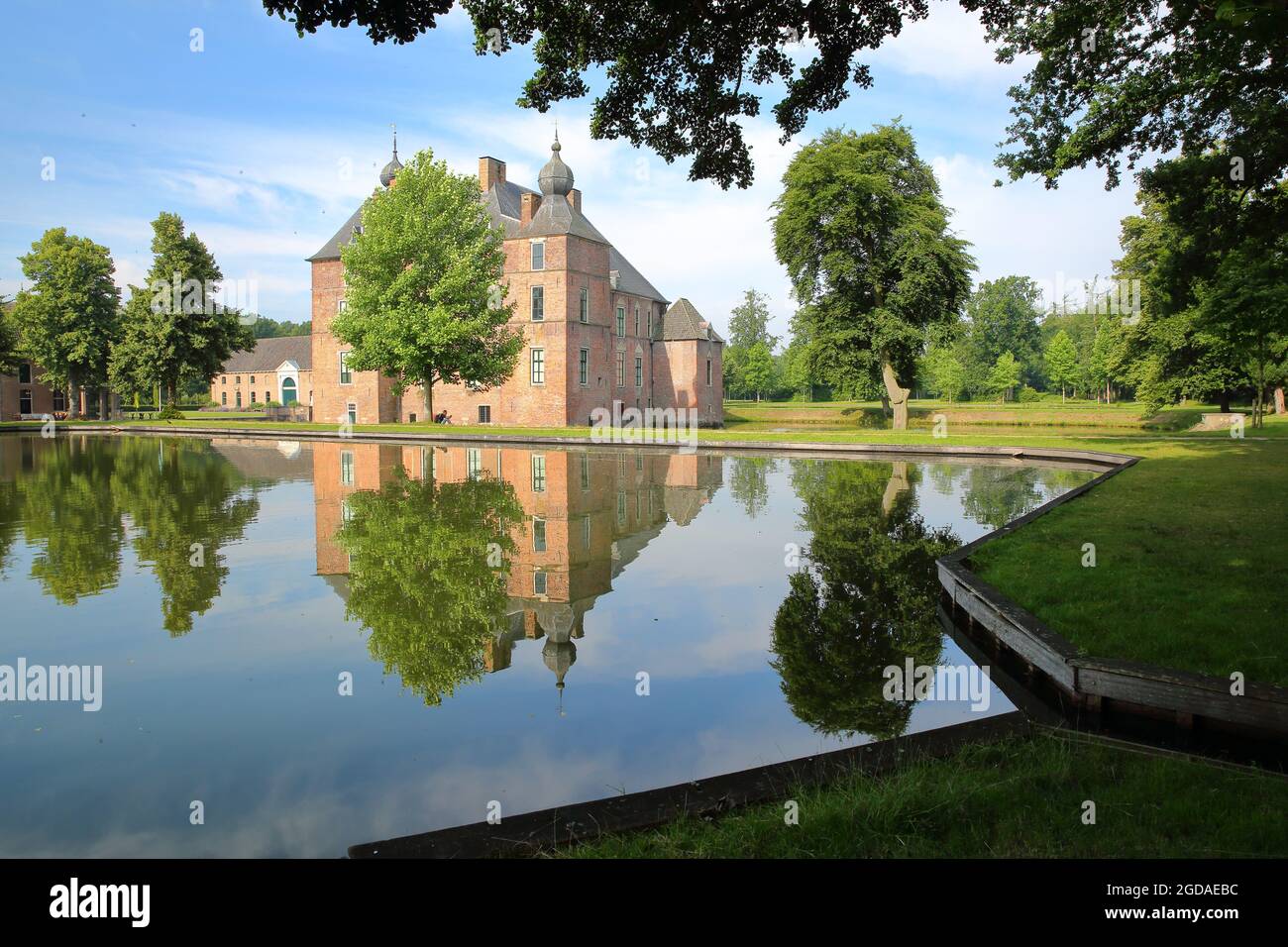VAASSEN, GELDERLAND, NETHERLANDS - JULY 11, 2021: Reflections of ...
