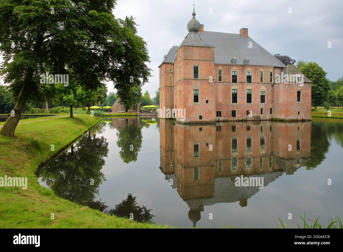 VAASSEN, GELDERLAND, NETHERLANDS - JULY 11, 2021: Reflections of ...