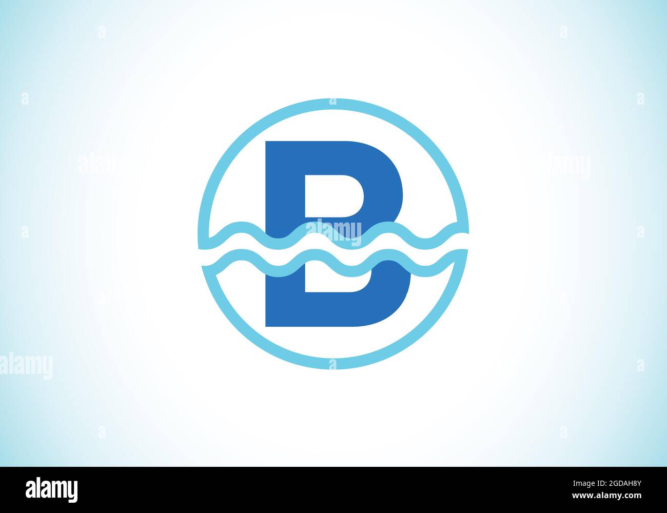 Water letter b Stock Vector Images - Alamy