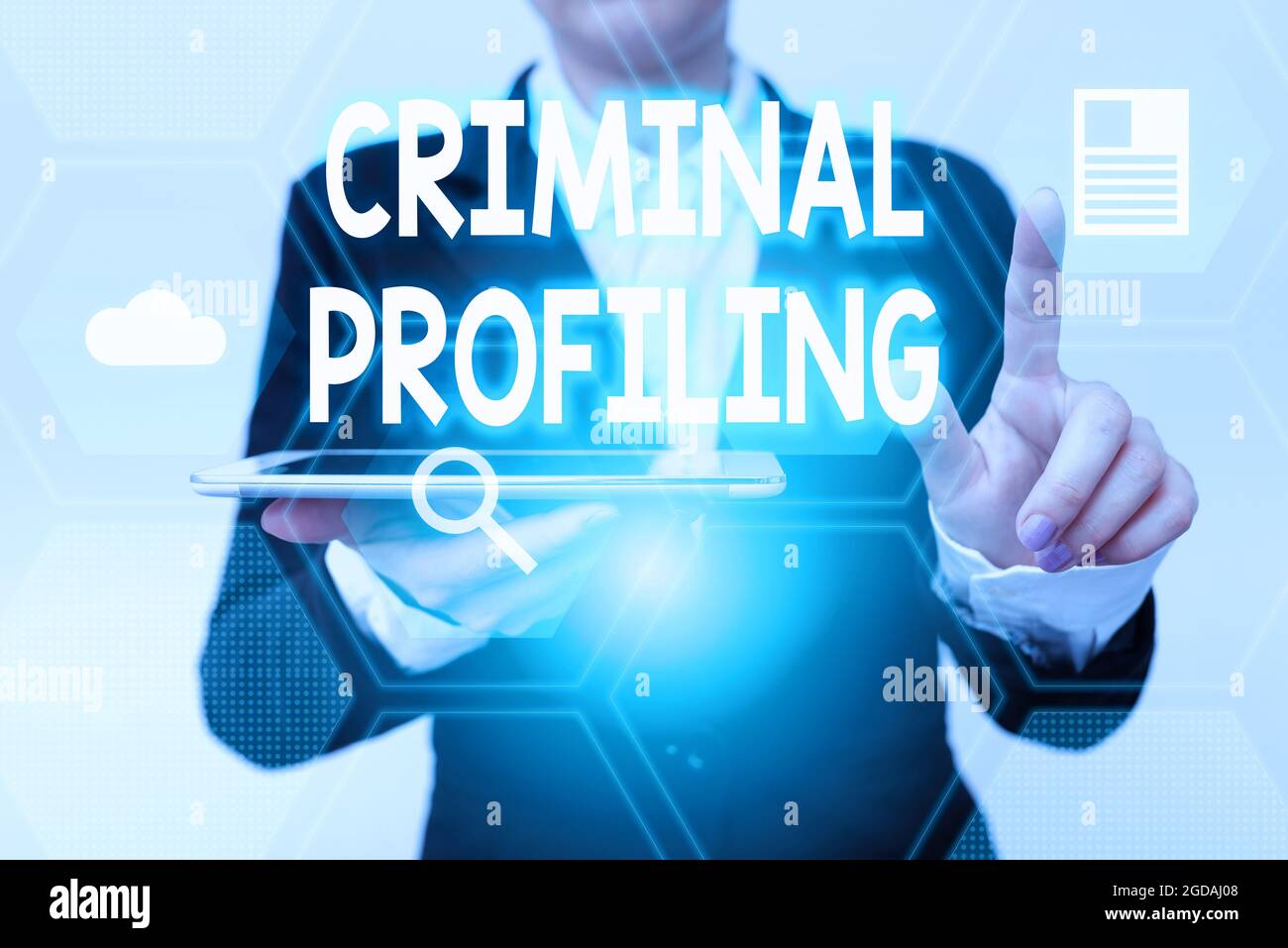 Writing displaying text Criminal Profiling. Word for Develop profiles ...
