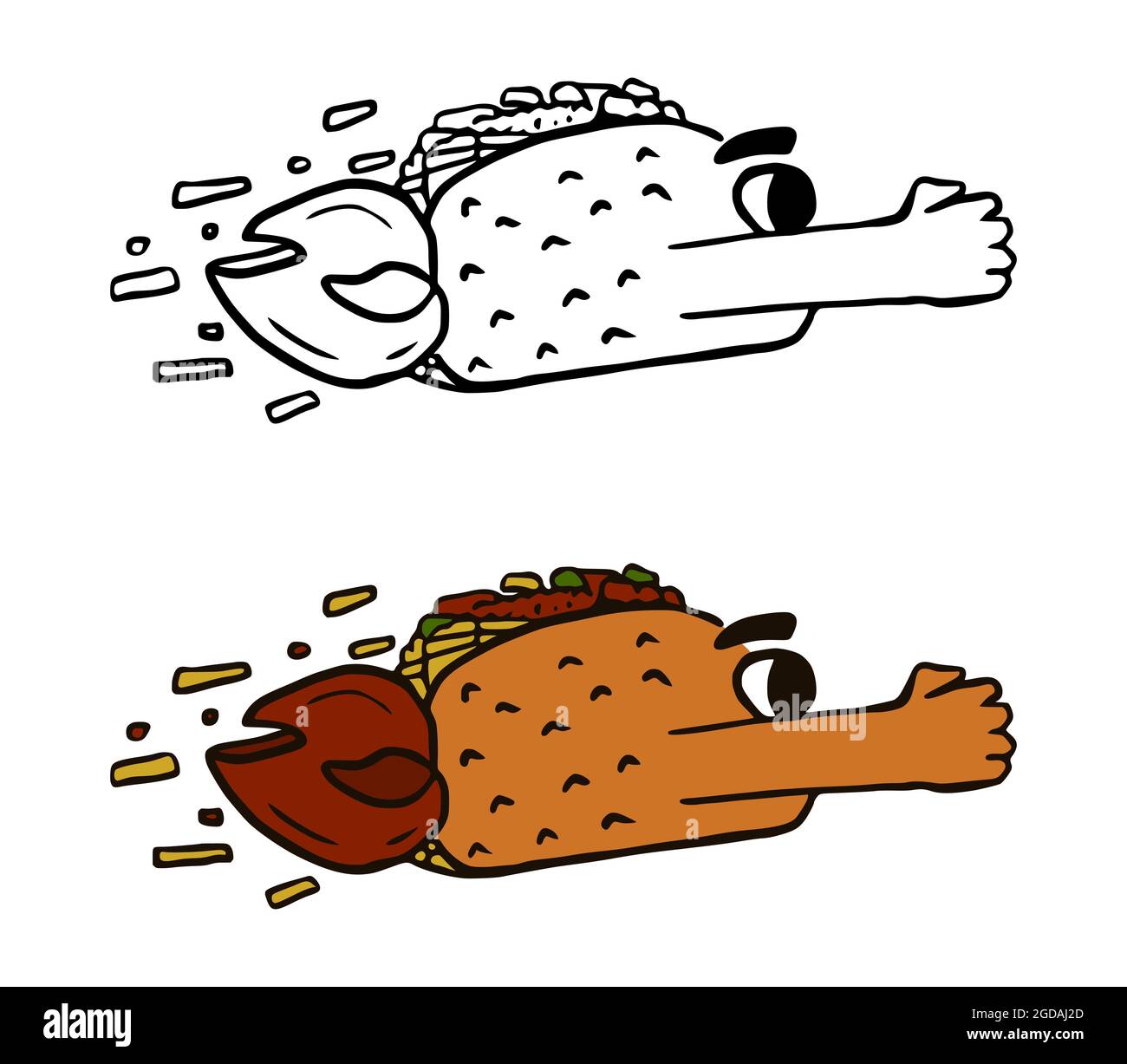 Spicy Tacos Cartoons