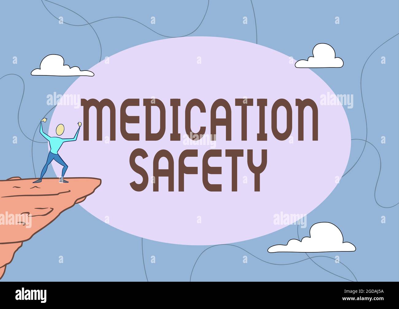 Writing displaying text Medication Safety. Business overview freedom ...
