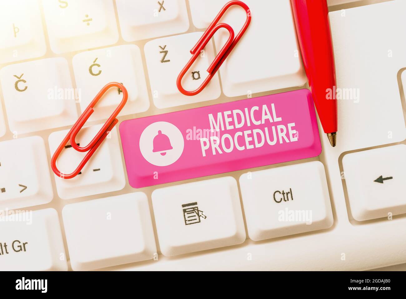 Sign displaying Medical Procedure. Business showcase a procedure ...