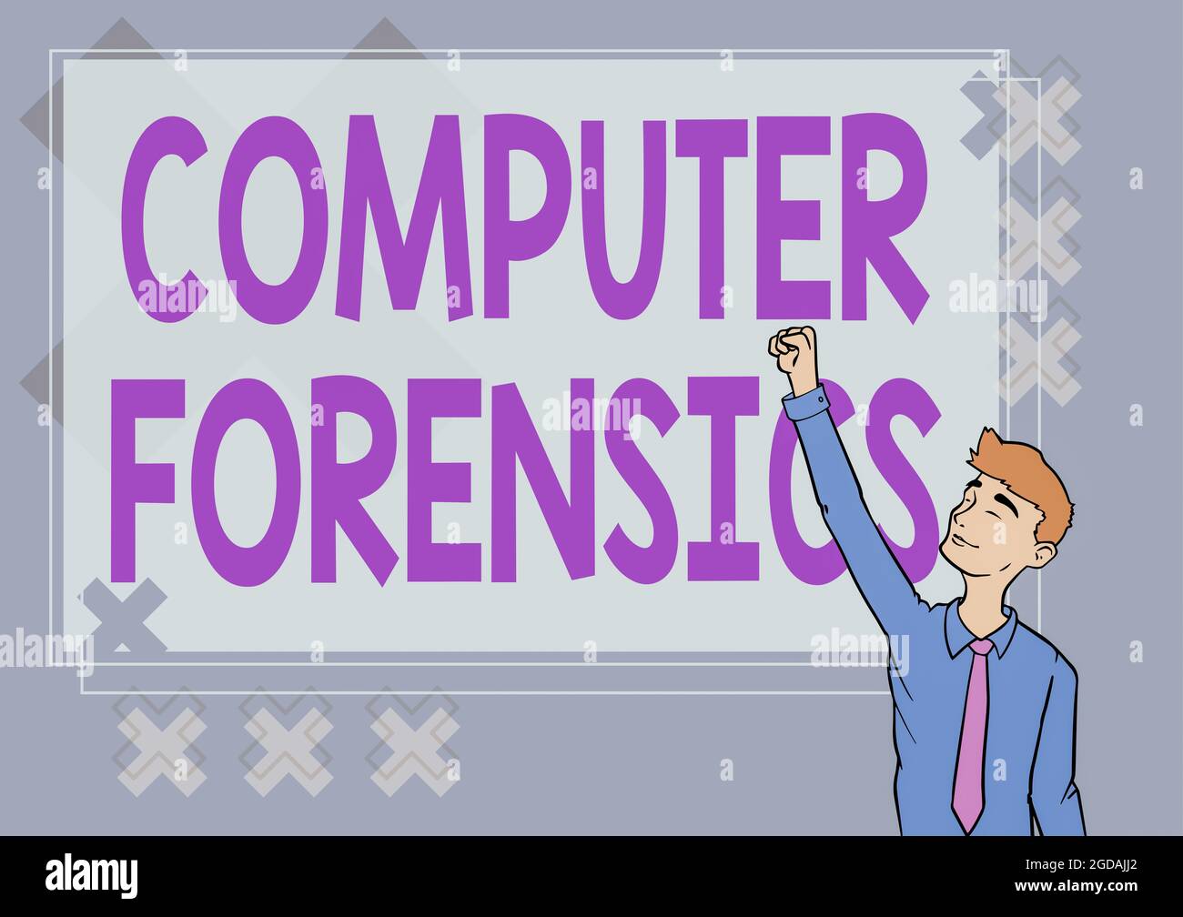 Writing displaying text Computer Forensics. Word for the investigative ...