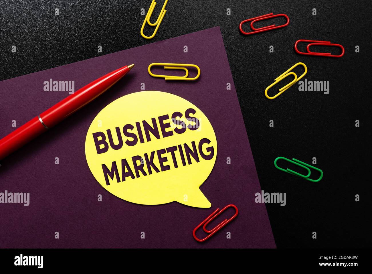 Conceptual caption Business Marketing. Business approach products and ...