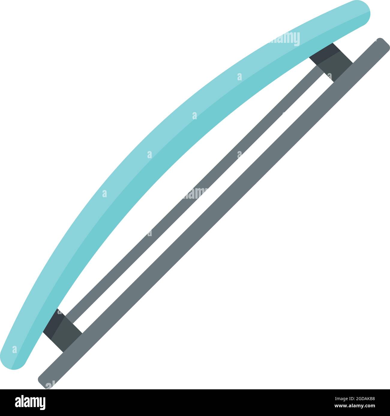 Hairstyle barrette icon flat isolated vector Stock Vector Image & Art ...