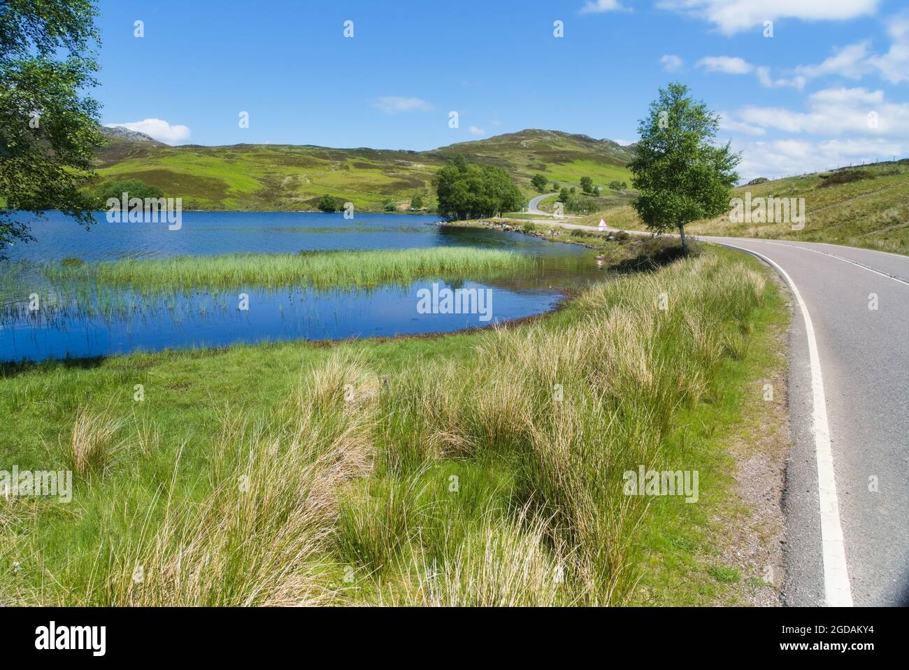 Beautiful Loch Tarff, B862, near Fort Augustus, on secret south side of ...
