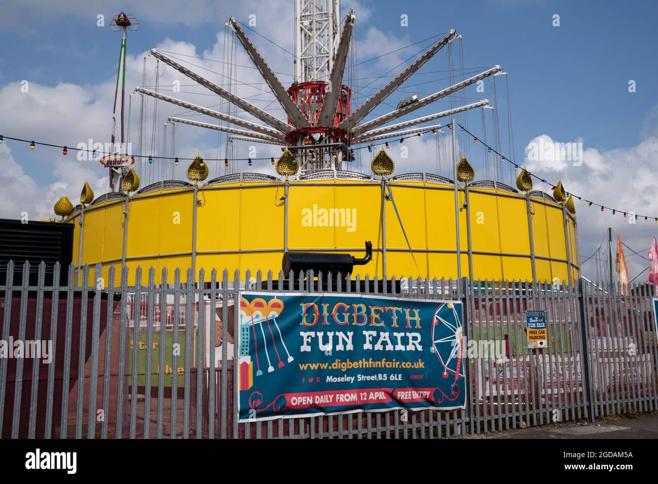 Digbeth fun fair on 3rd August 2021 in Birmingham, United Kingdom ...