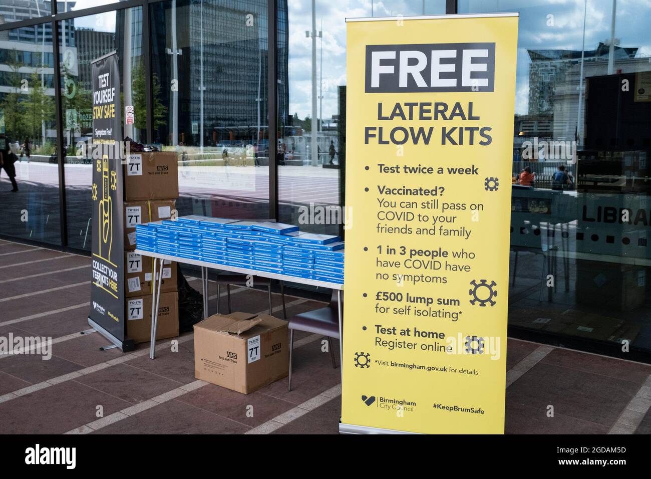 Free NHS test and trace lateral flow testing kits being given out in ...