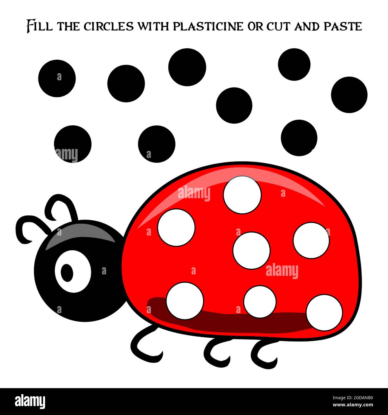 Cut glue ladybug hi-res stock photography and images - Alamy