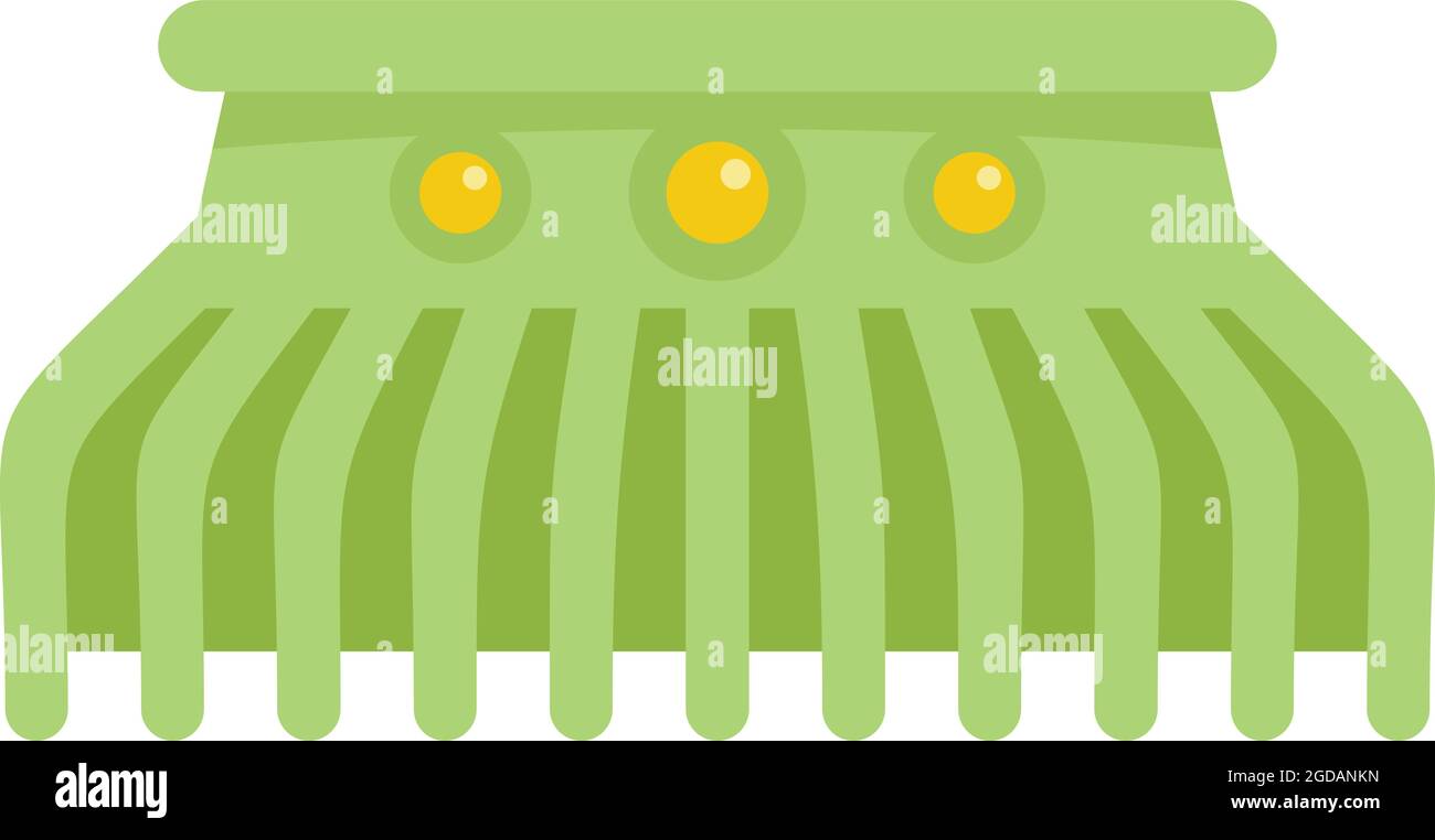 Modern barrette icon flat isolated vector Stock Vector Image & Art - Alamy