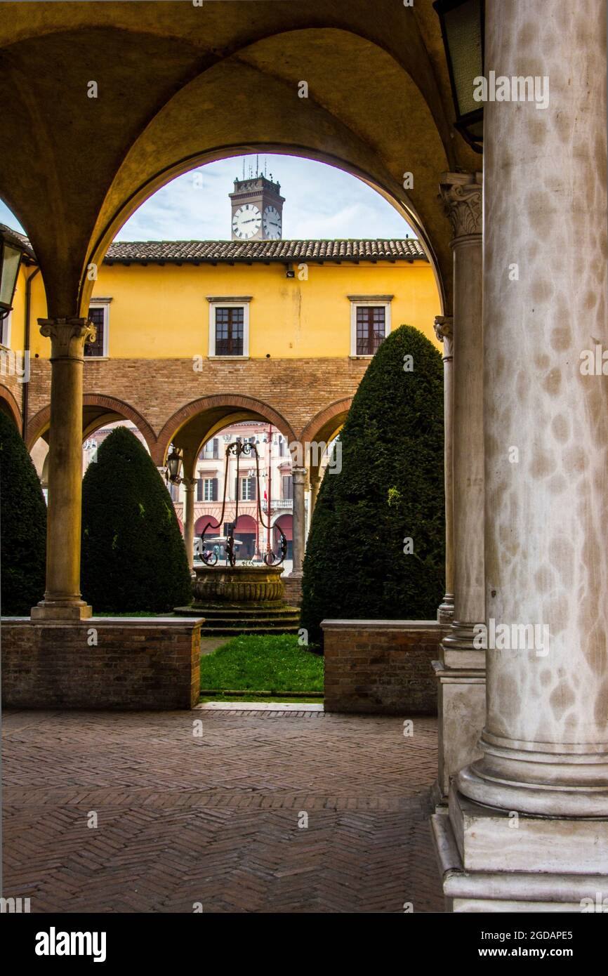 The ancient buildings near Forlì Stock Photo - Alamy