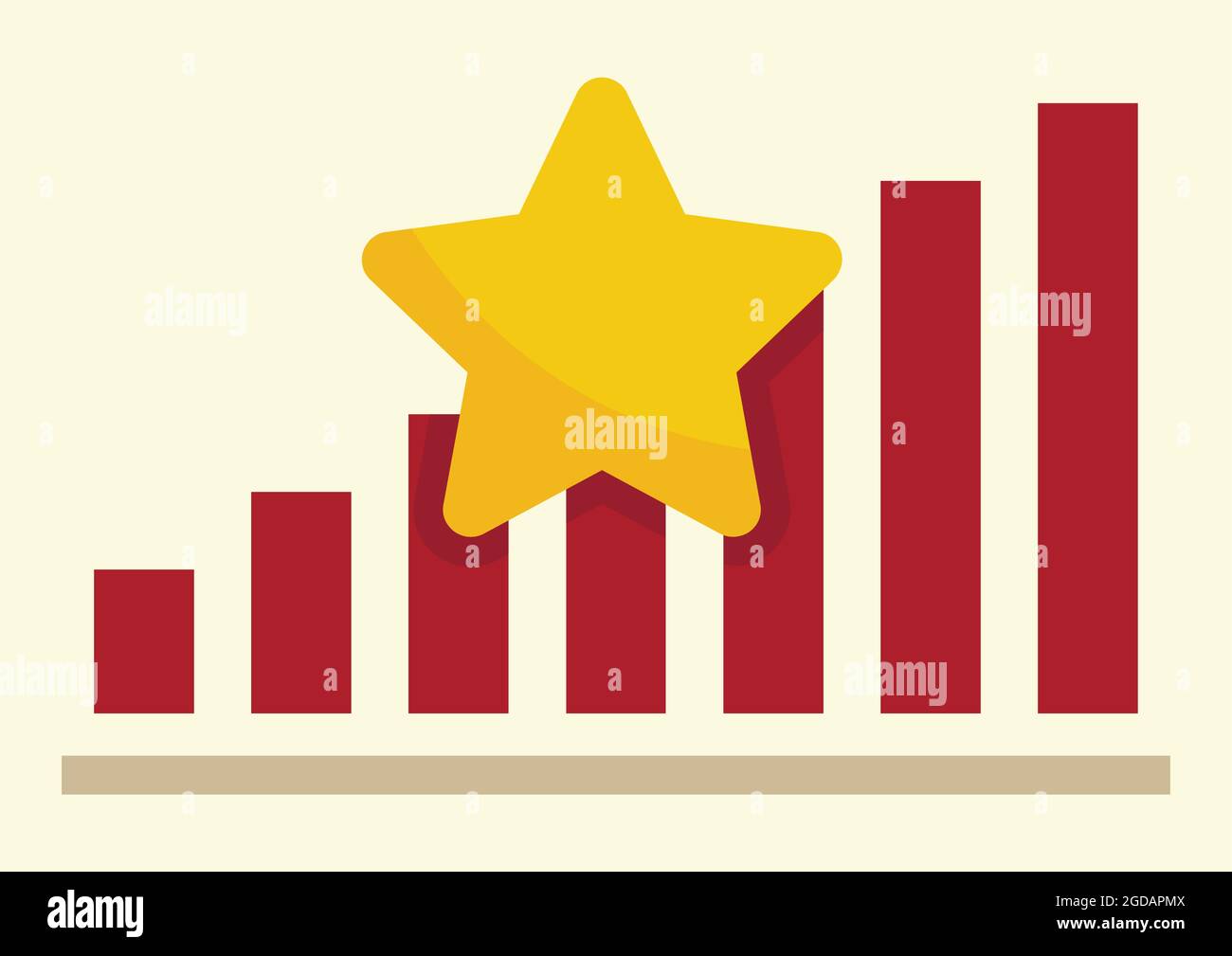 Achievement reputation icon flat isolated vector Stock Vector Image ...