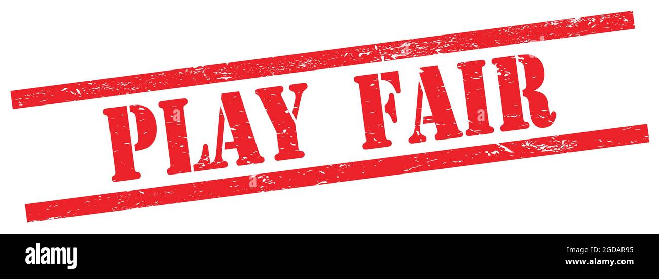 Play fair text hi-res stock photography and images - Alamy