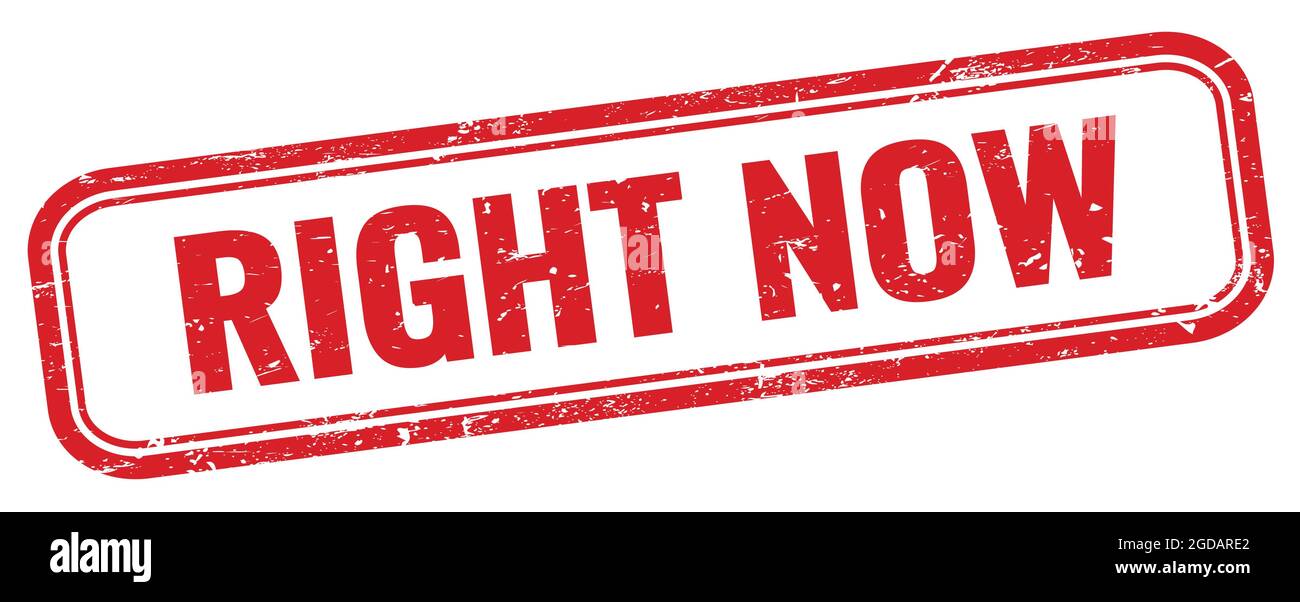 Right now rubber stamp hi-res stock photography and images - Alamy