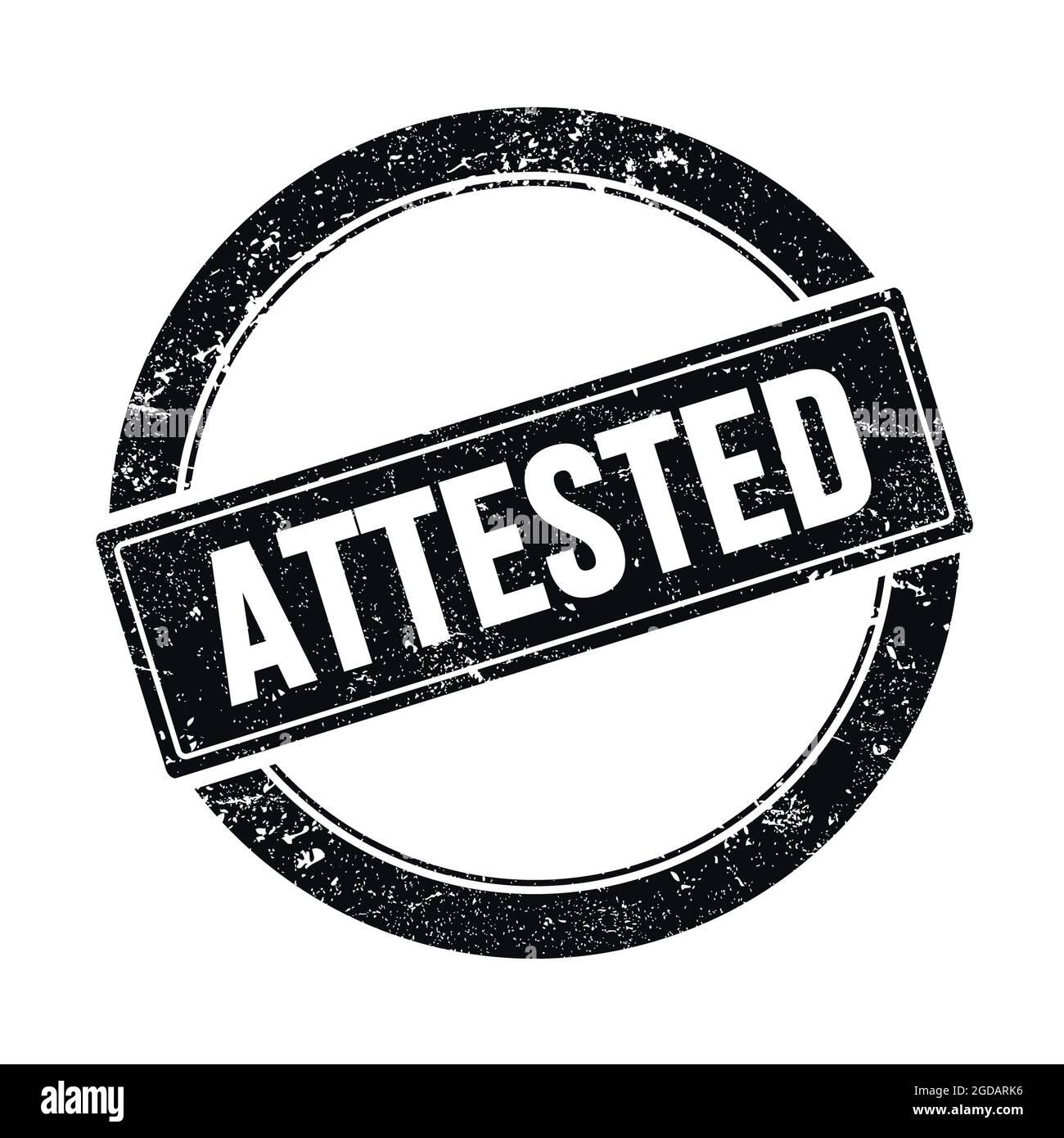 Attested stamp hi-res stock photography and images - Alamy