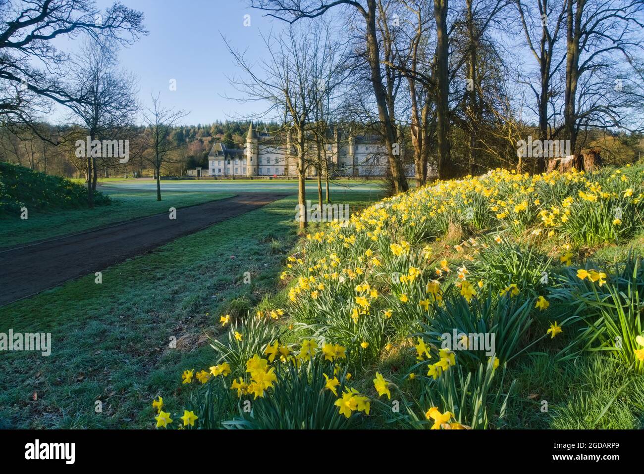 Popular, Callendar, Public, Park, Callander, House, Chateau, Mansion ...