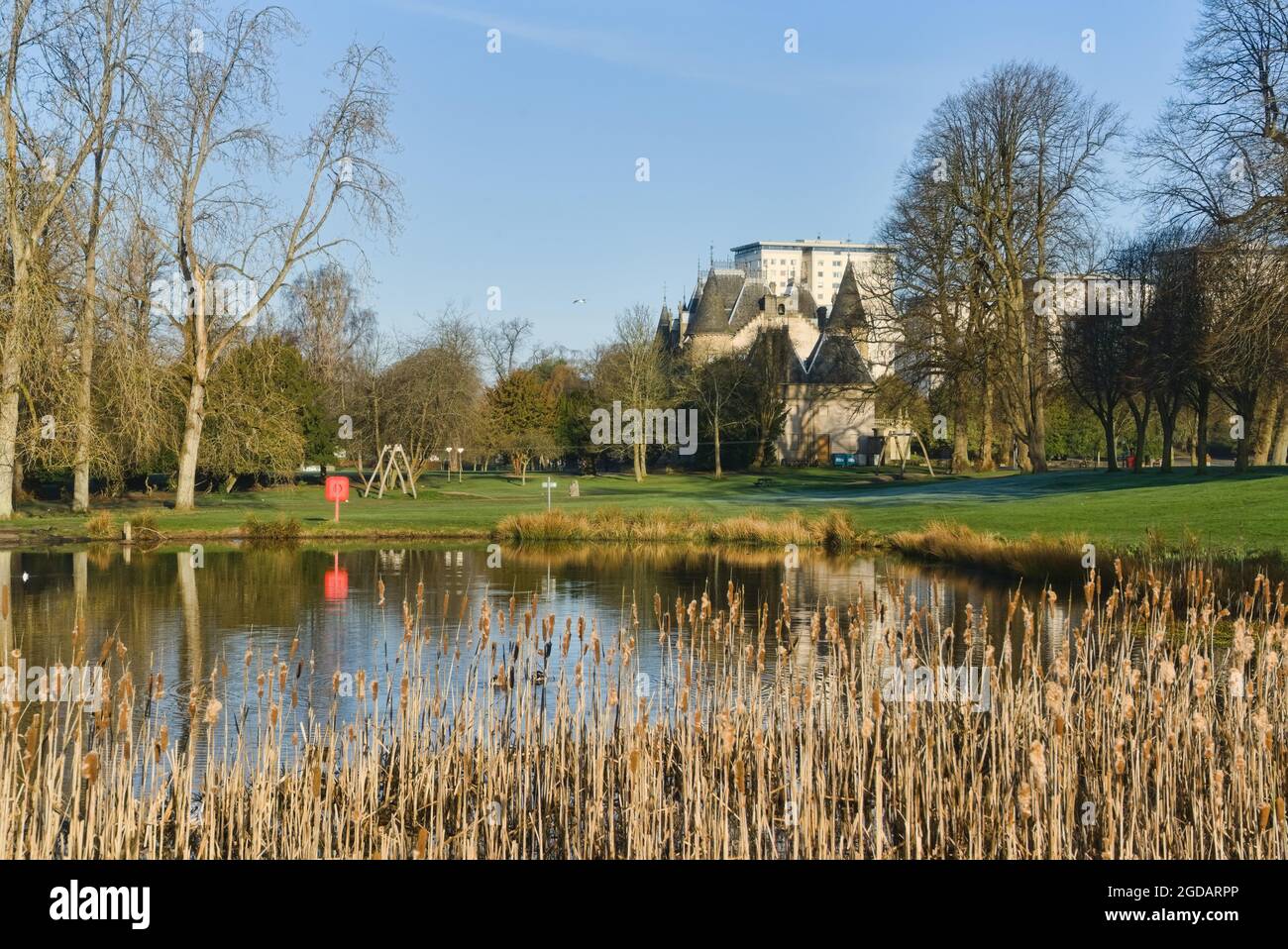Popular, Callendar, Public, Park, Callander, House, looking, over, lake ...