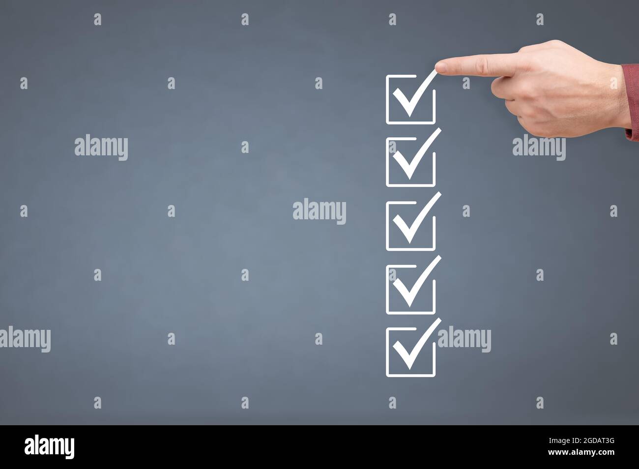 Planning check list hi-res stock photography and images - Alamy