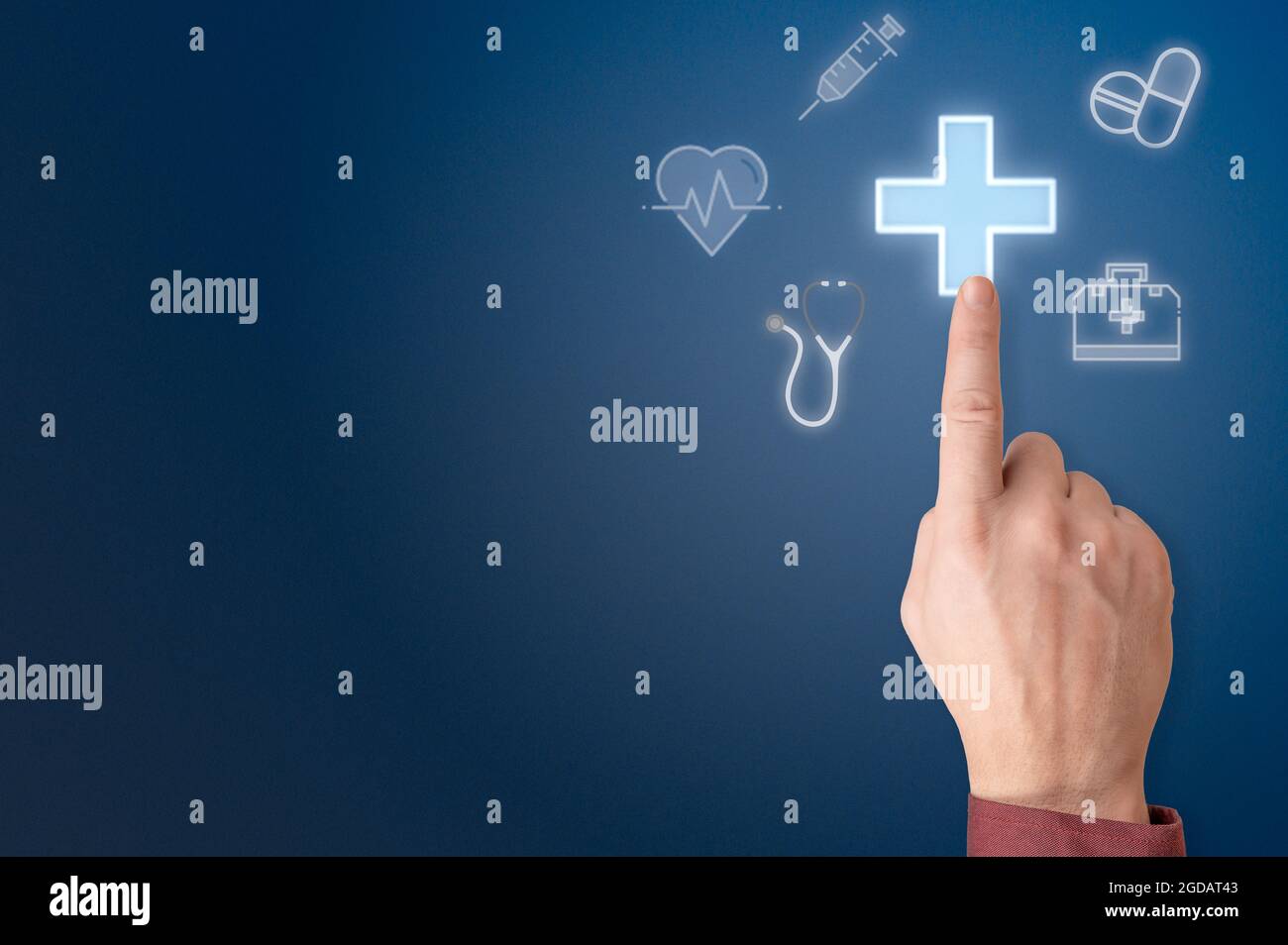 Medical healthcare first aid plus cross hi-res stock photography and ...