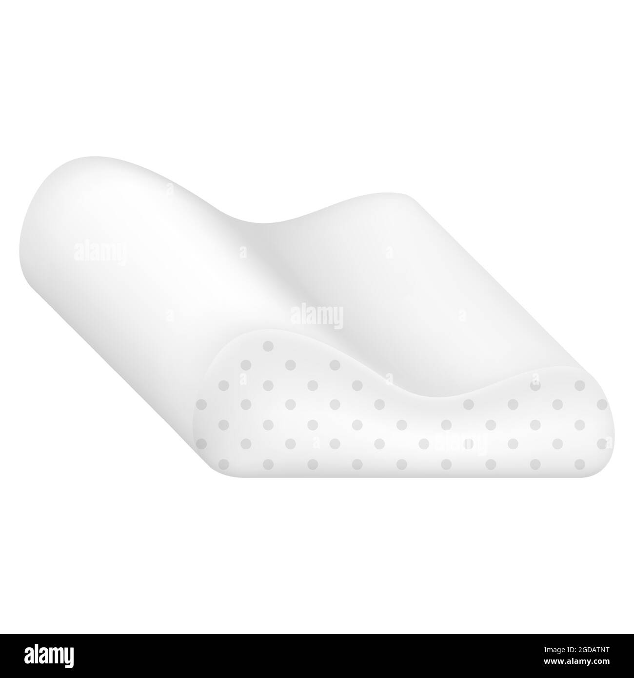 Modern Memory Pillow Icon Isolated on White Background Stock Vector ...