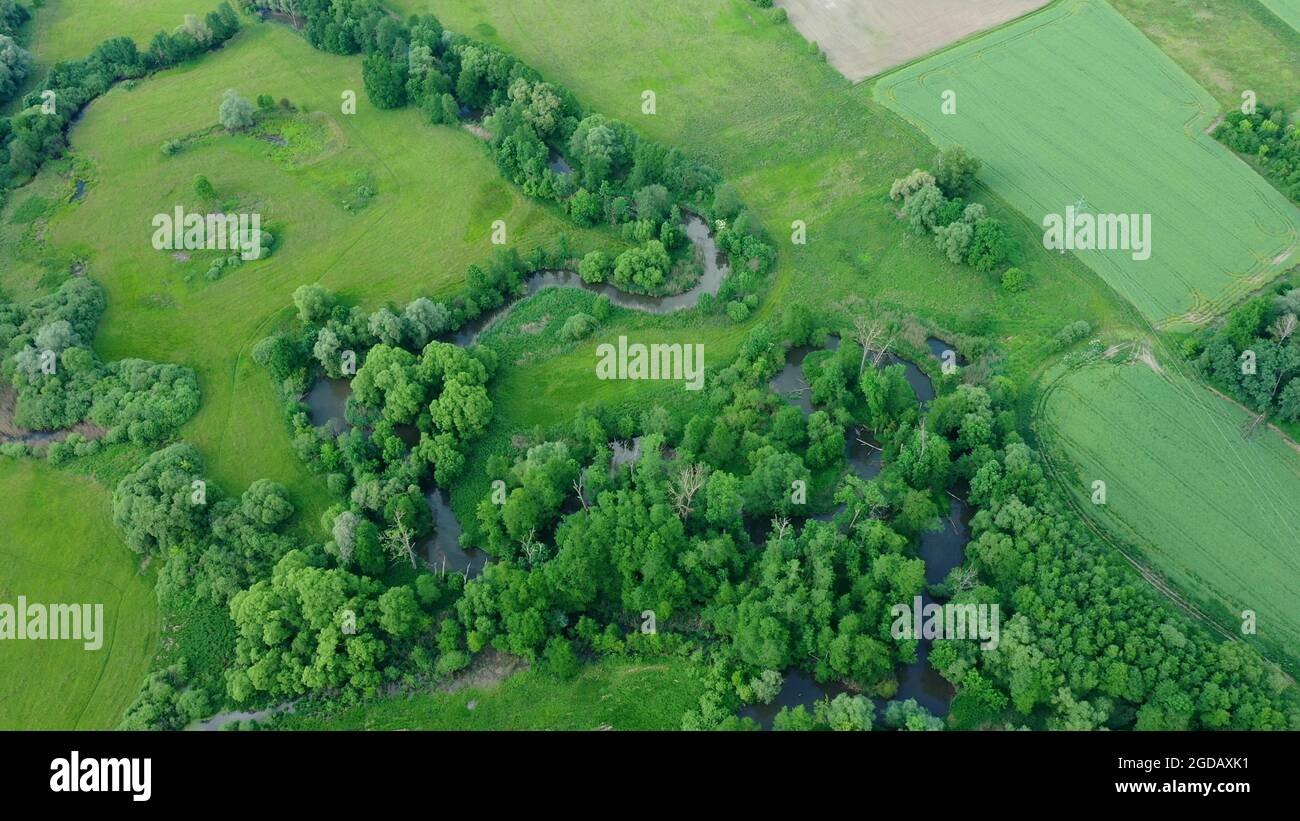Inland river delta in floodplain hi-res stock photography and images ...