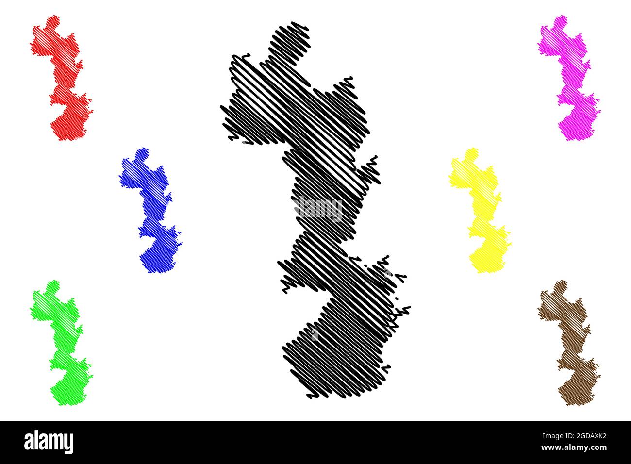 Cologne administrative map hi-res stock photography and images - Alamy