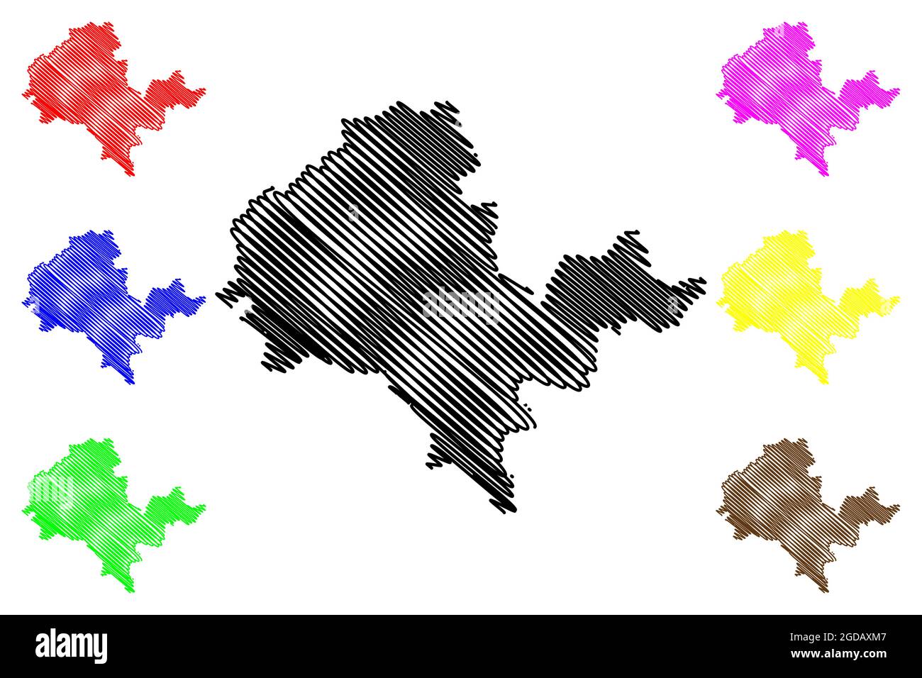 Alzey-Worms district (Federal Republic of Germany, State of Rhineland ...