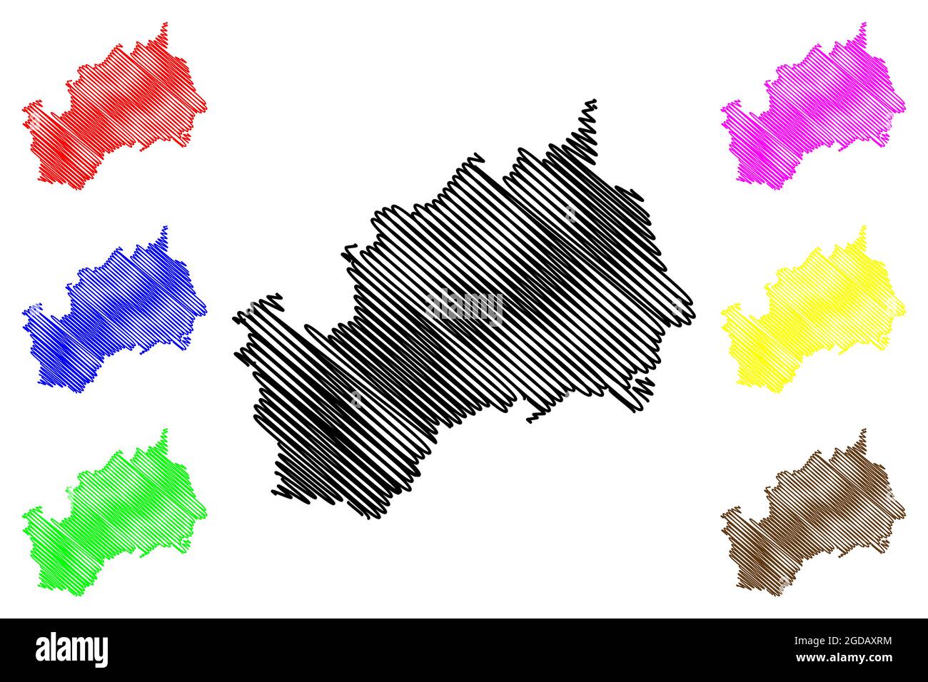 Ahrweiler district (Federal Republic of Germany, State of Rhineland ...