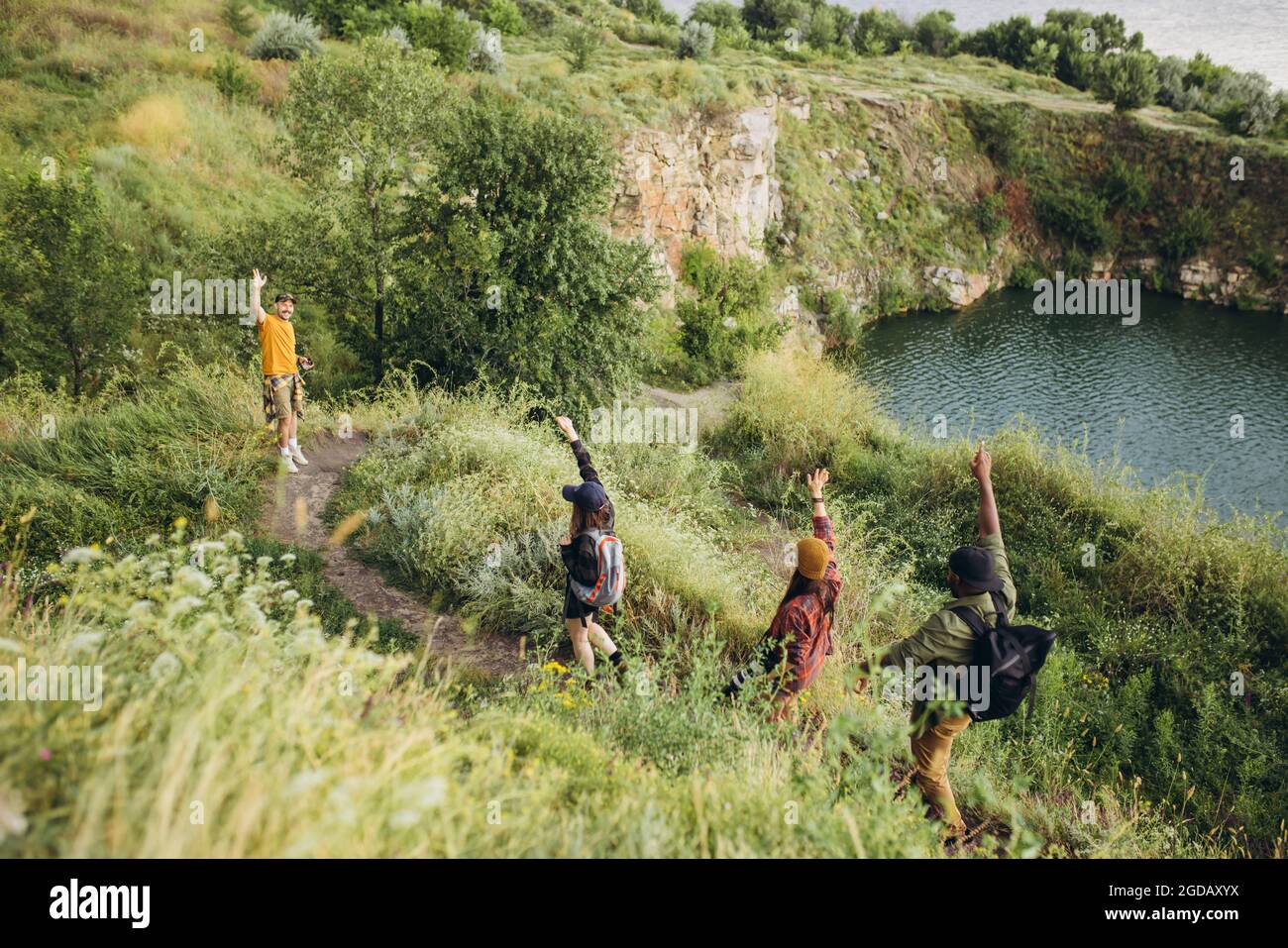 Multiethnic group of people landscape hi-res stock photography and ...