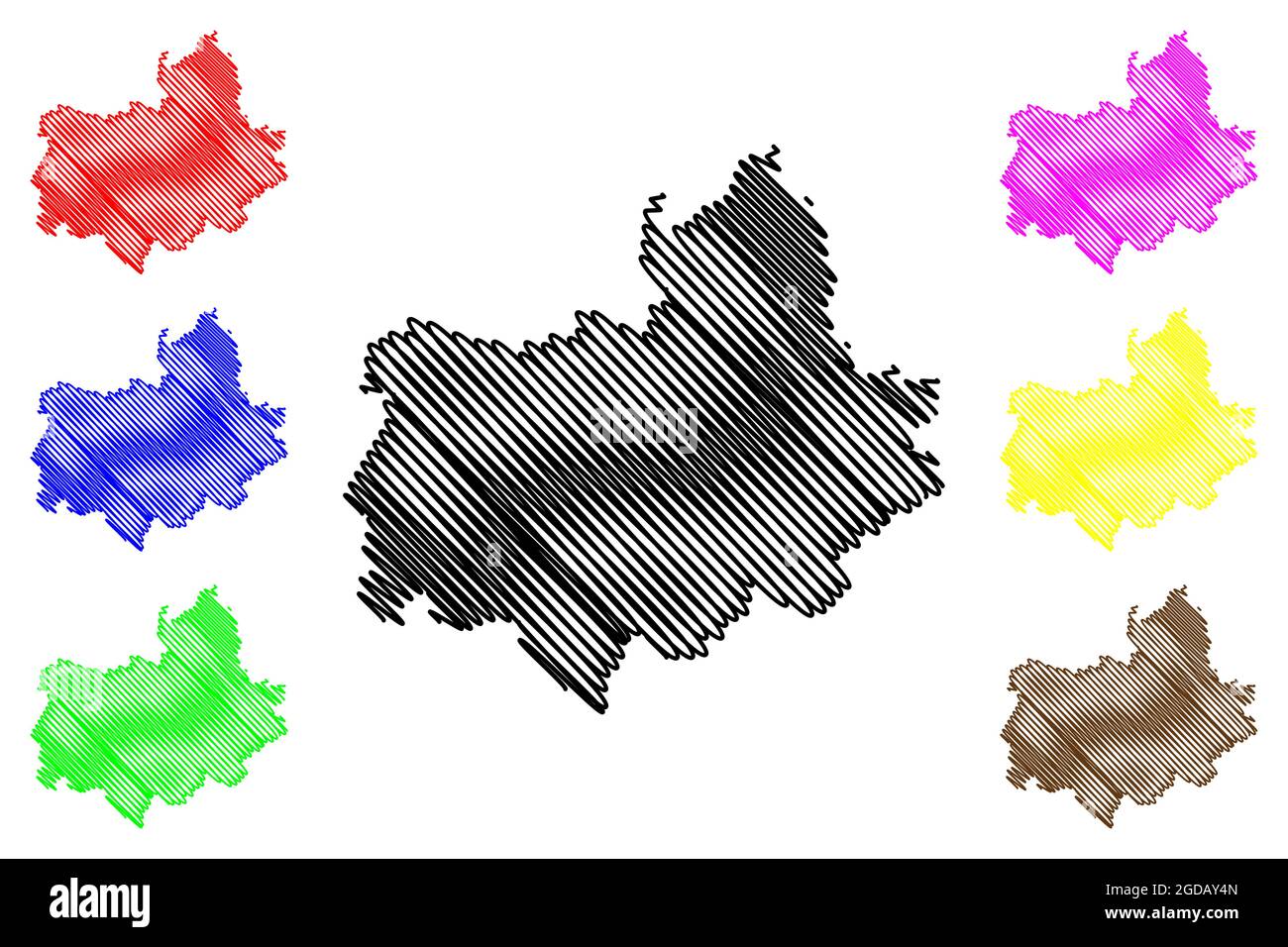 Amberg city (Federal Republic of Germany, Urban district Upper ...