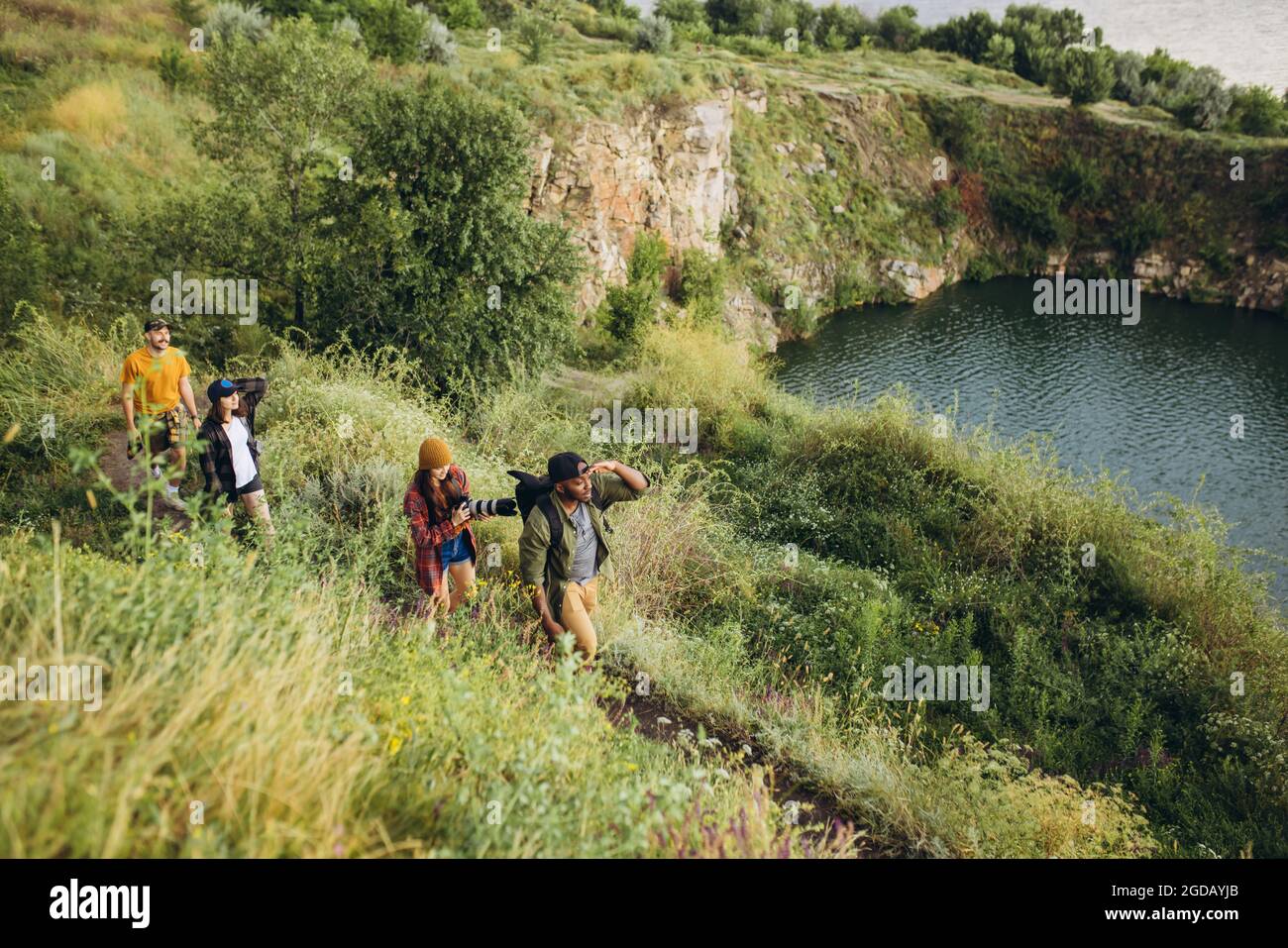 Multiethnic group of people landscape hi-res stock photography and ...