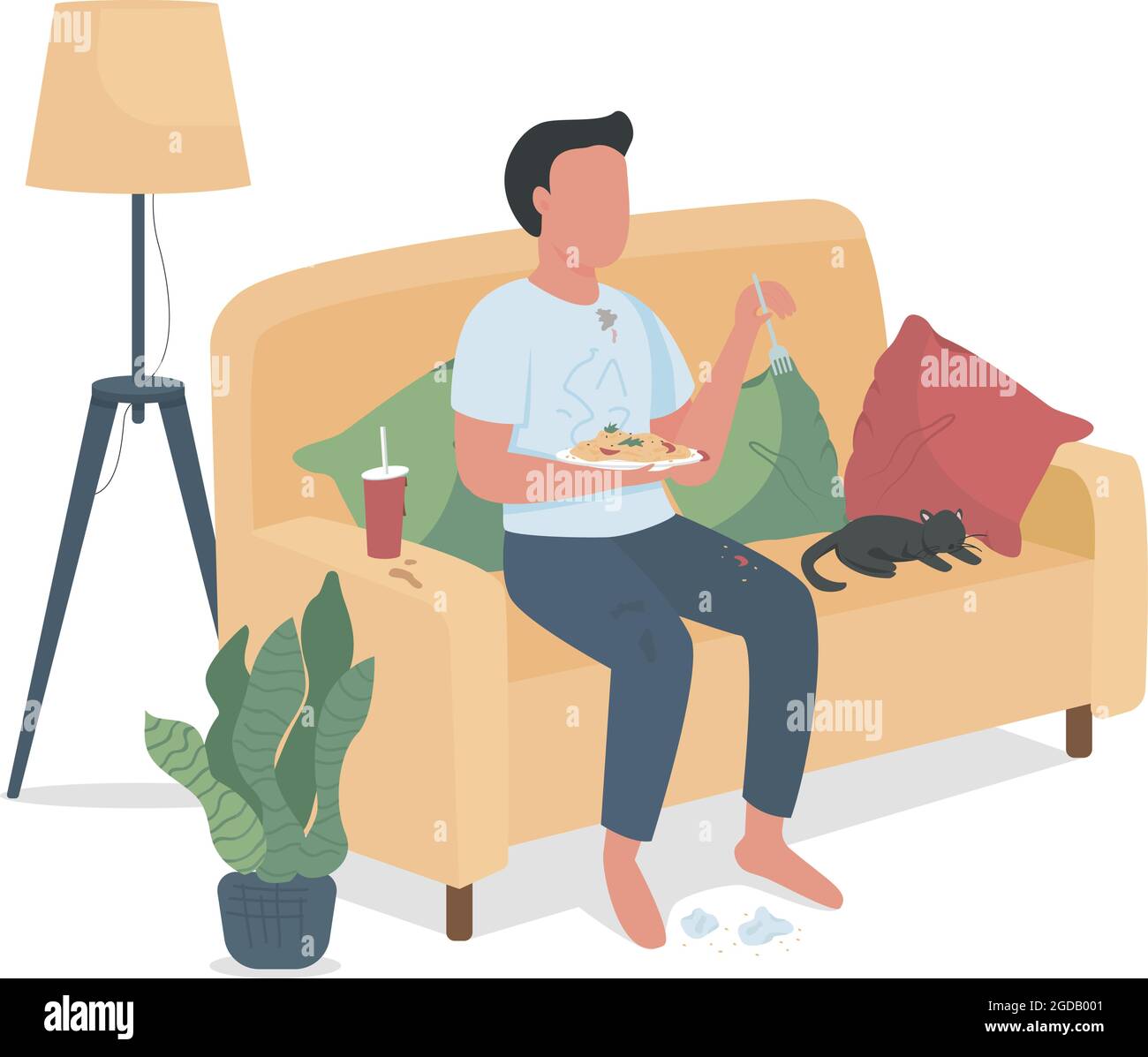 Sloppy Person Clip Art