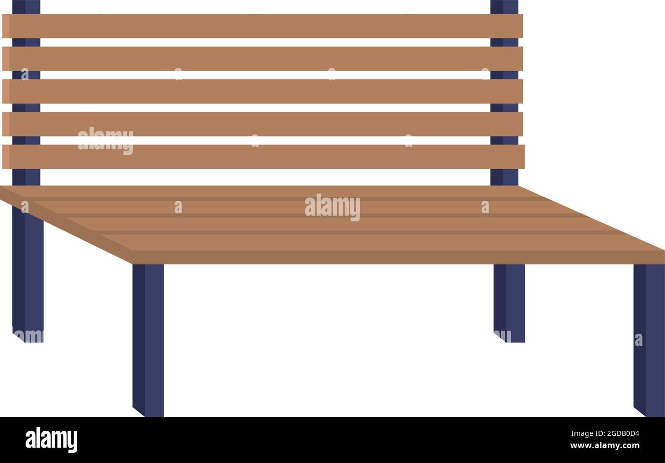 Street public place bench Cut Out Stock Images & Pictures - Alamy