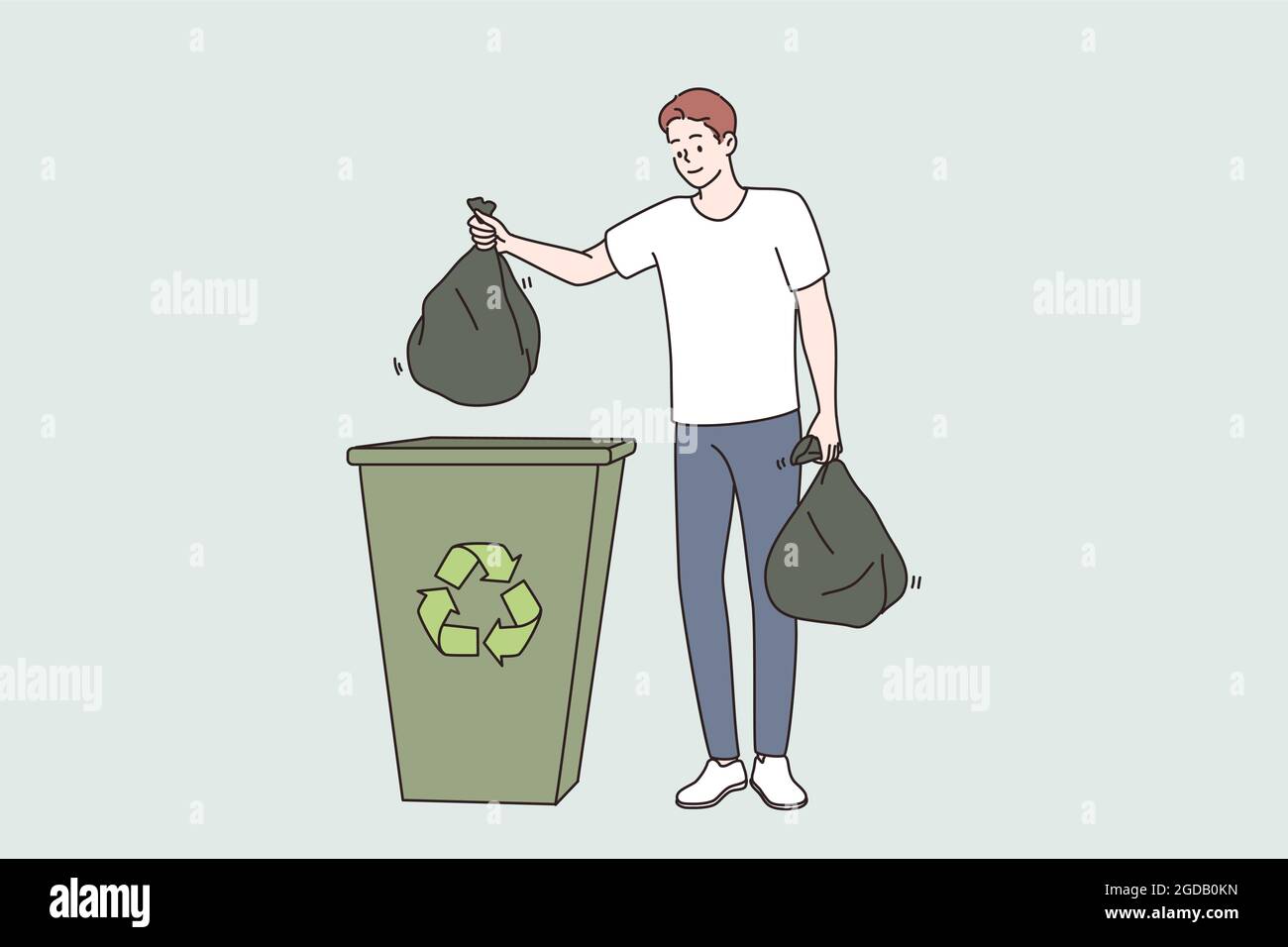 Trash Man Cartoon