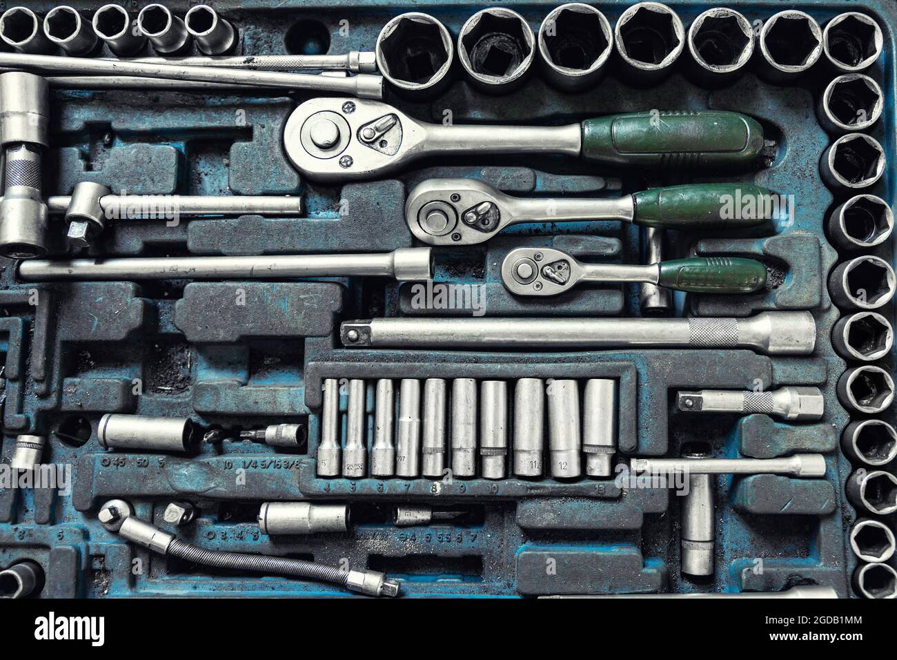 Greasy toolbox hi-res stock photography and images - Alamy