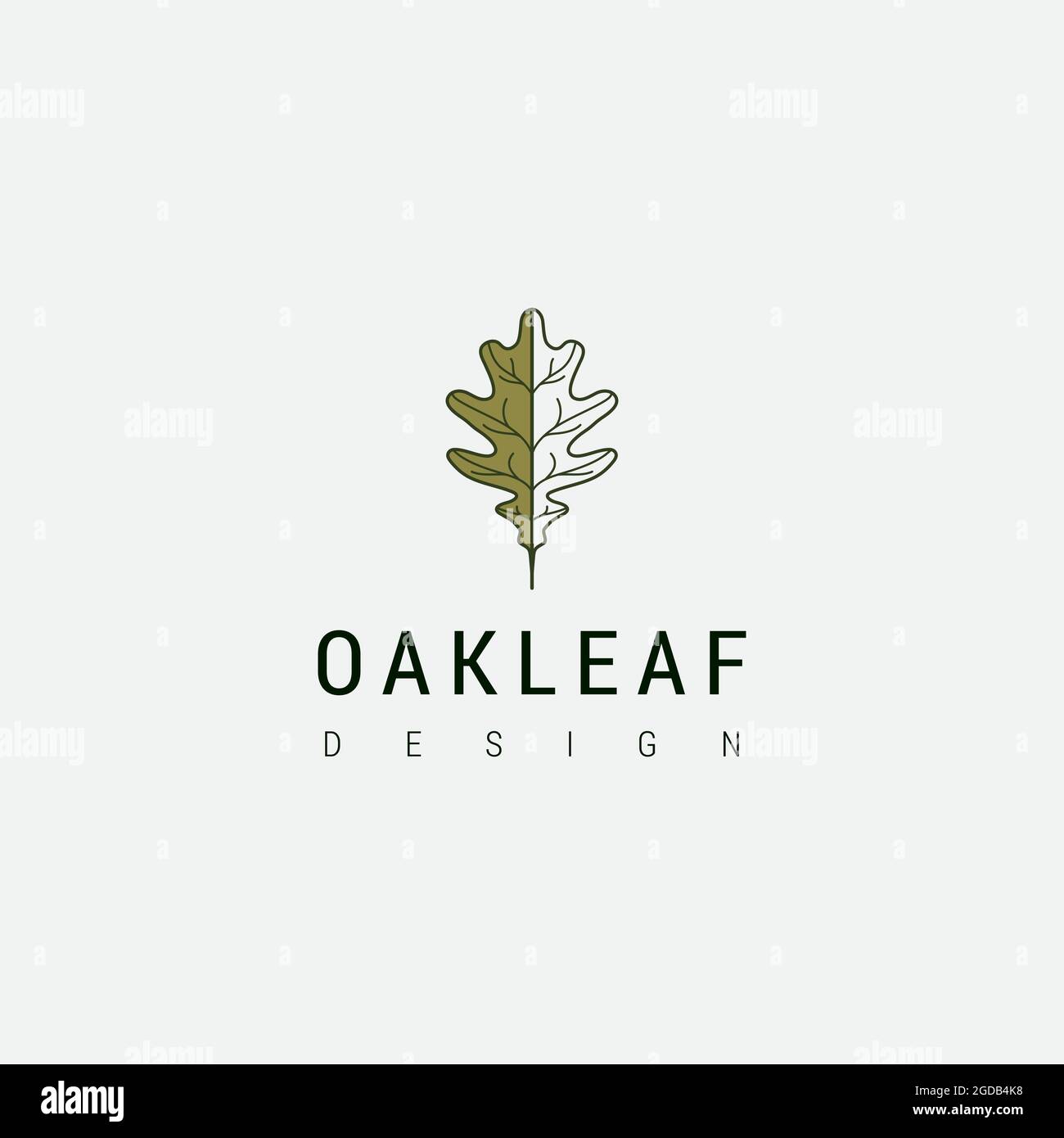 Oak Leaf Logo Design