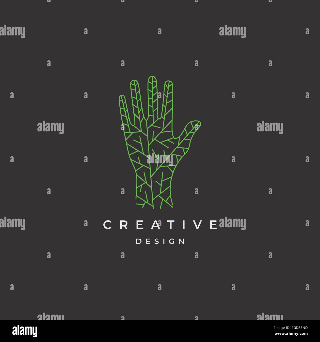 Hand logo design inspiration vector template Stock Vector Image & Art ...