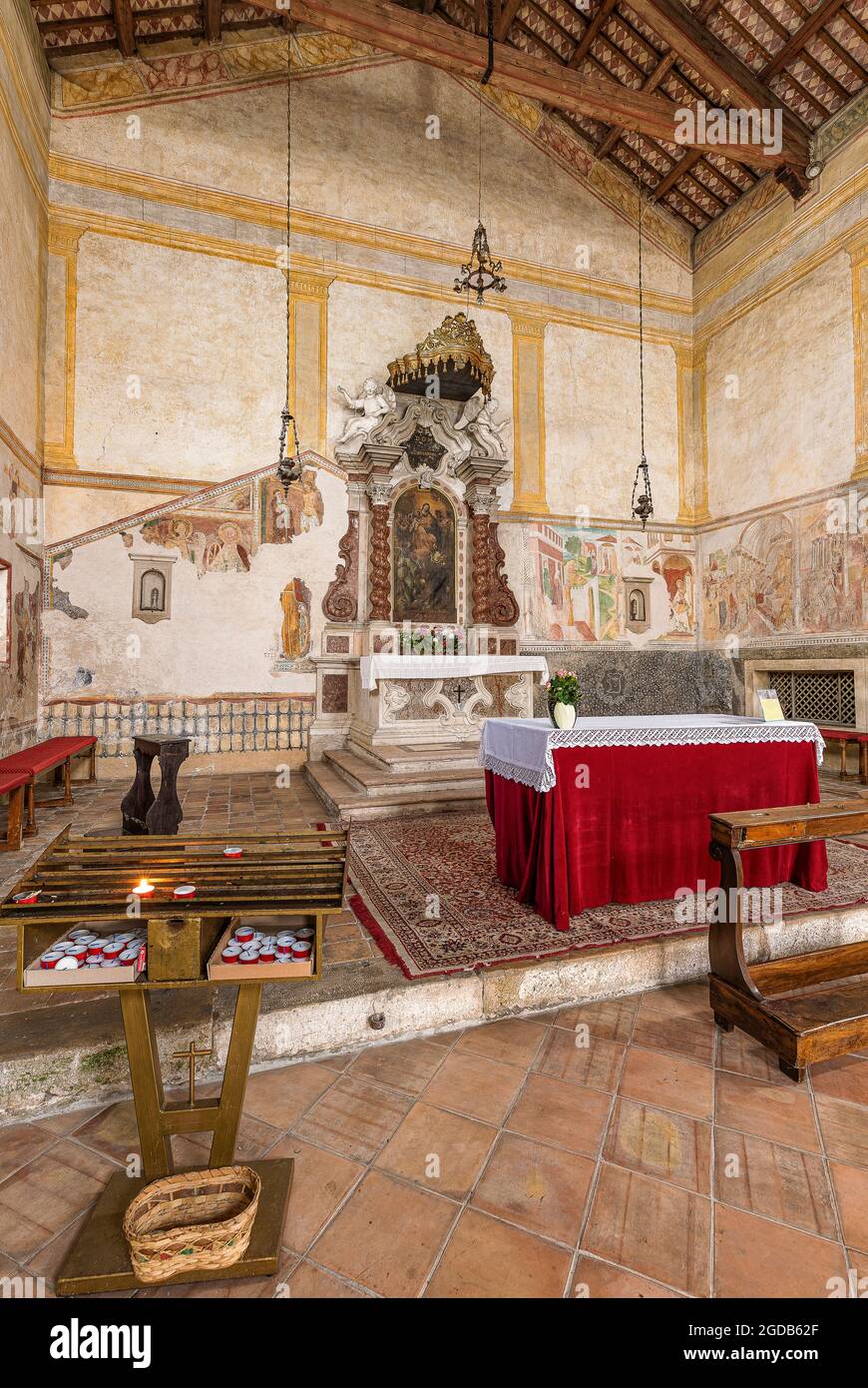 Italy Veneto Asolo Church of Santa Caterina (1346 Stock Photo - Alamy