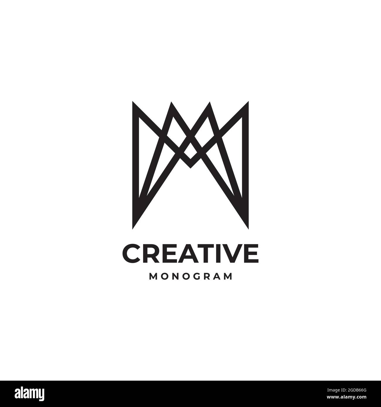 Monogram M High Resolution Stock Photography and Images - Alamy