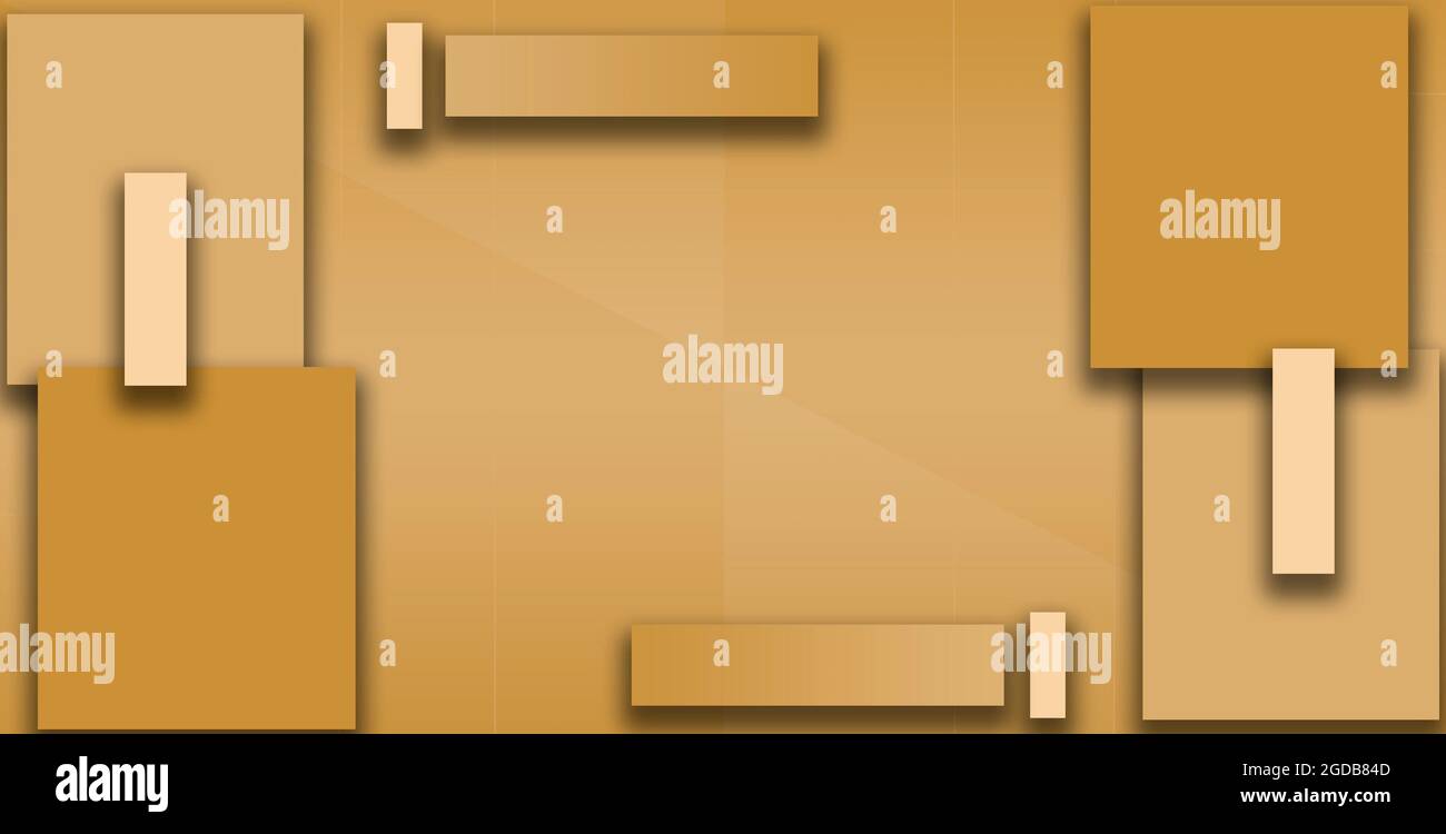 Illustration featuring a mixture of square and rectangular shape ...